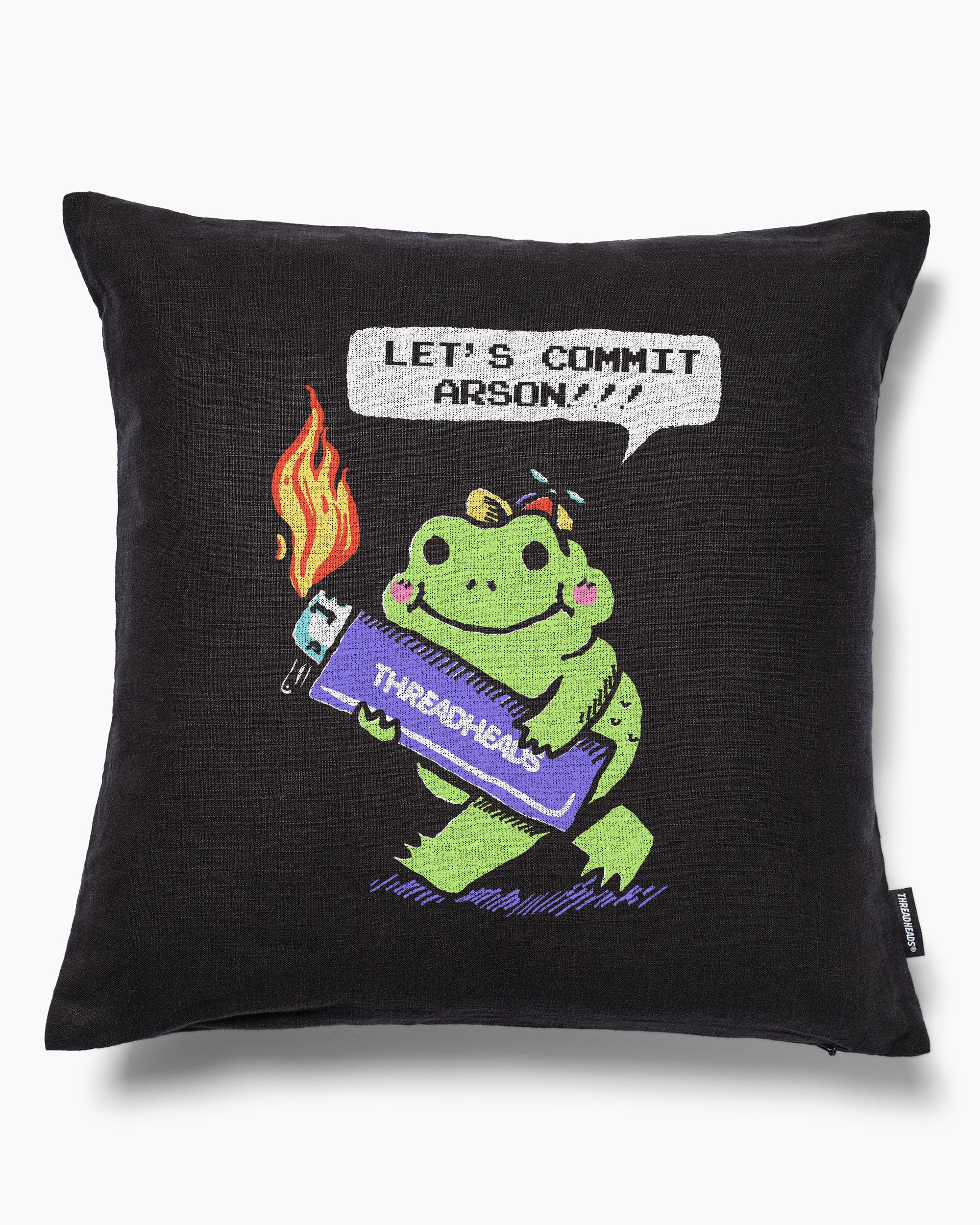 Let's Commit Arson Cushion | Graphic Cushion & Covers Australia