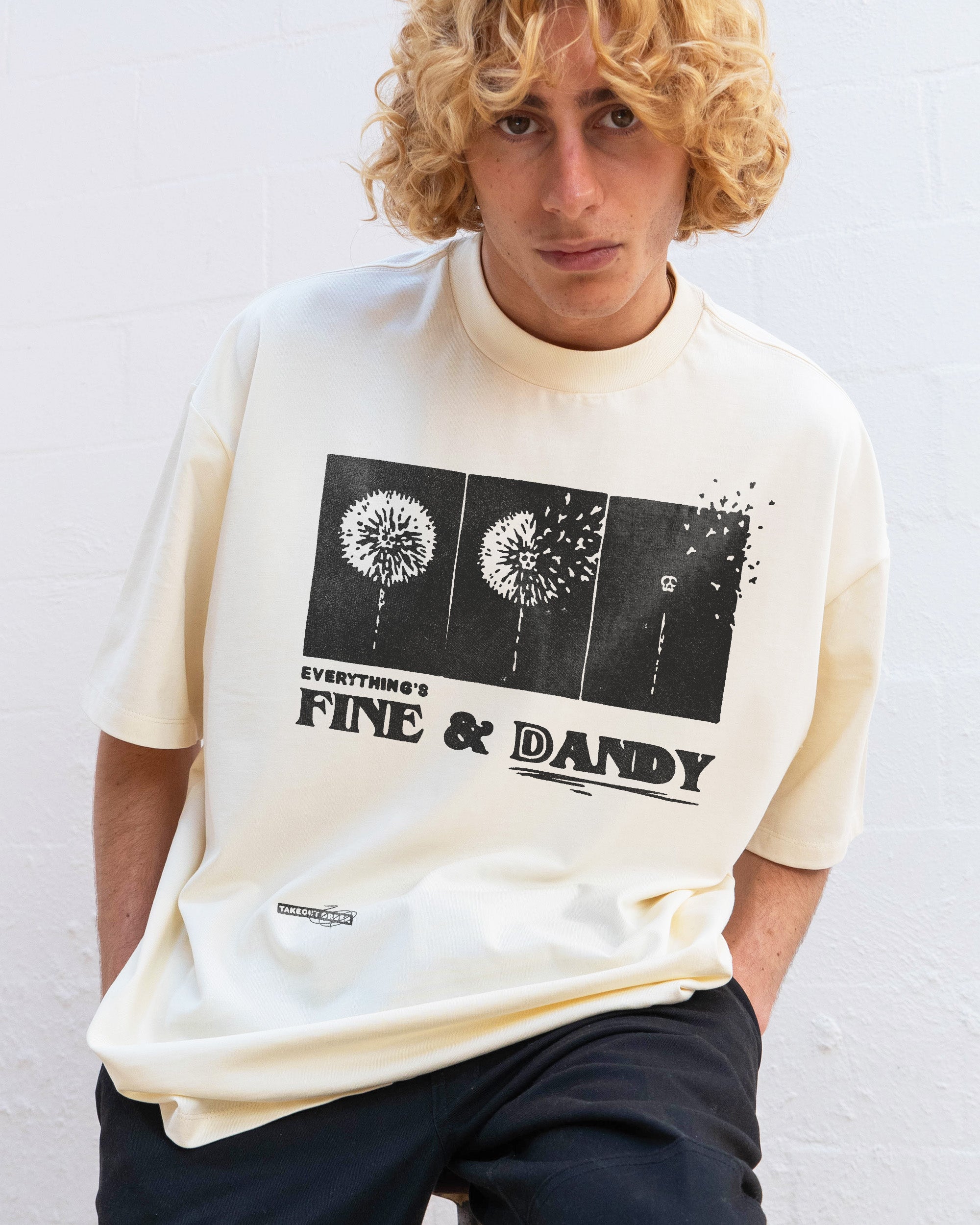 Fine & Dandy Oversized Tee | Vintage Heavy Oversized Tee Australia