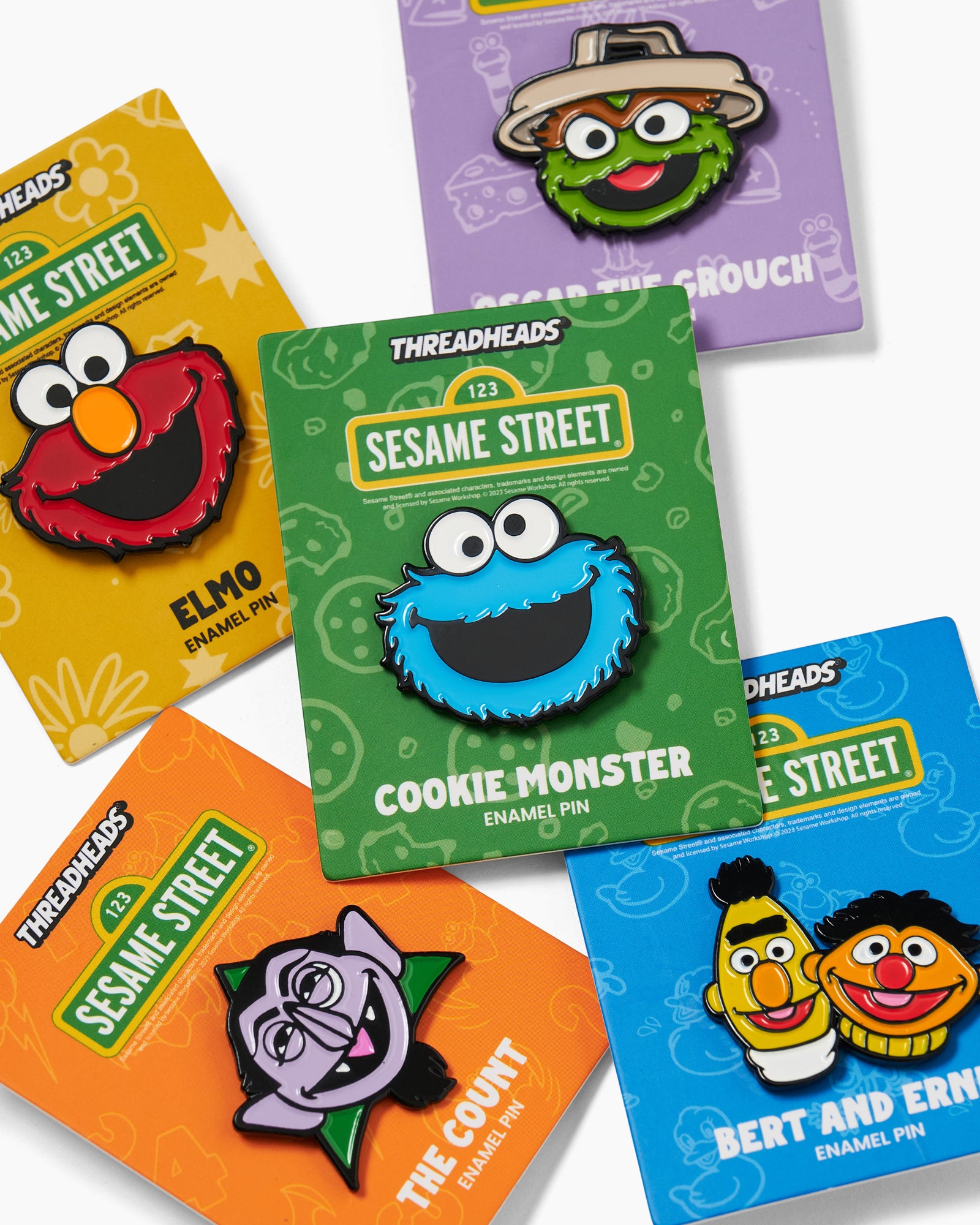 Sesame Street 5 Pin Bundle | Official Sesame Street Merch Australia
