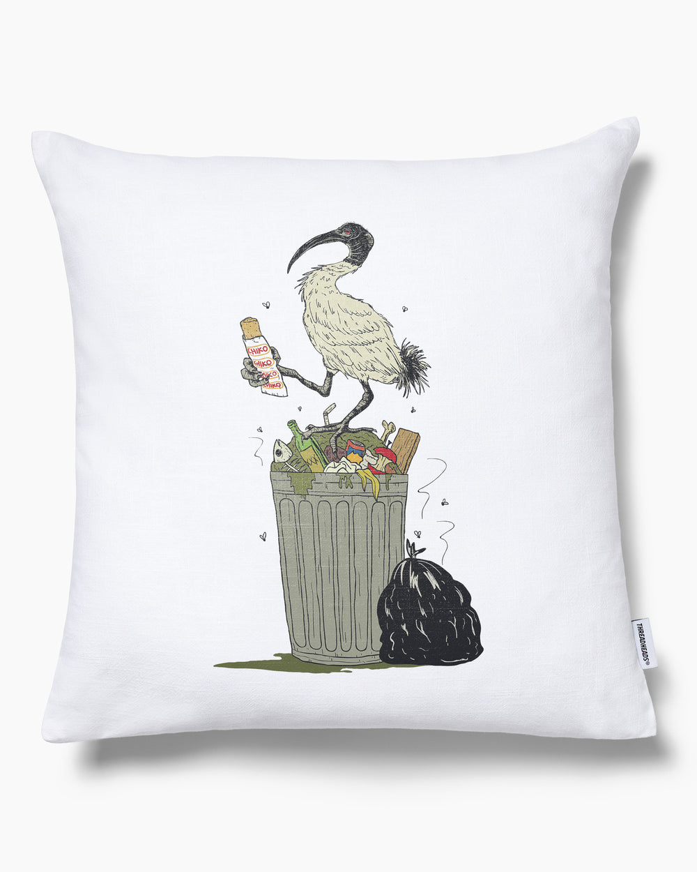 Bin Chicken Cushion | Graphic Cushion & Covers Australia