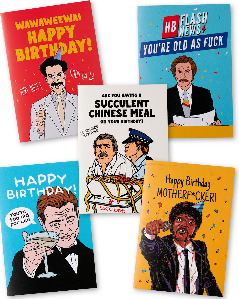 Birthday Greeting Card Bundle | Funny Happy Birthday Cards Australia