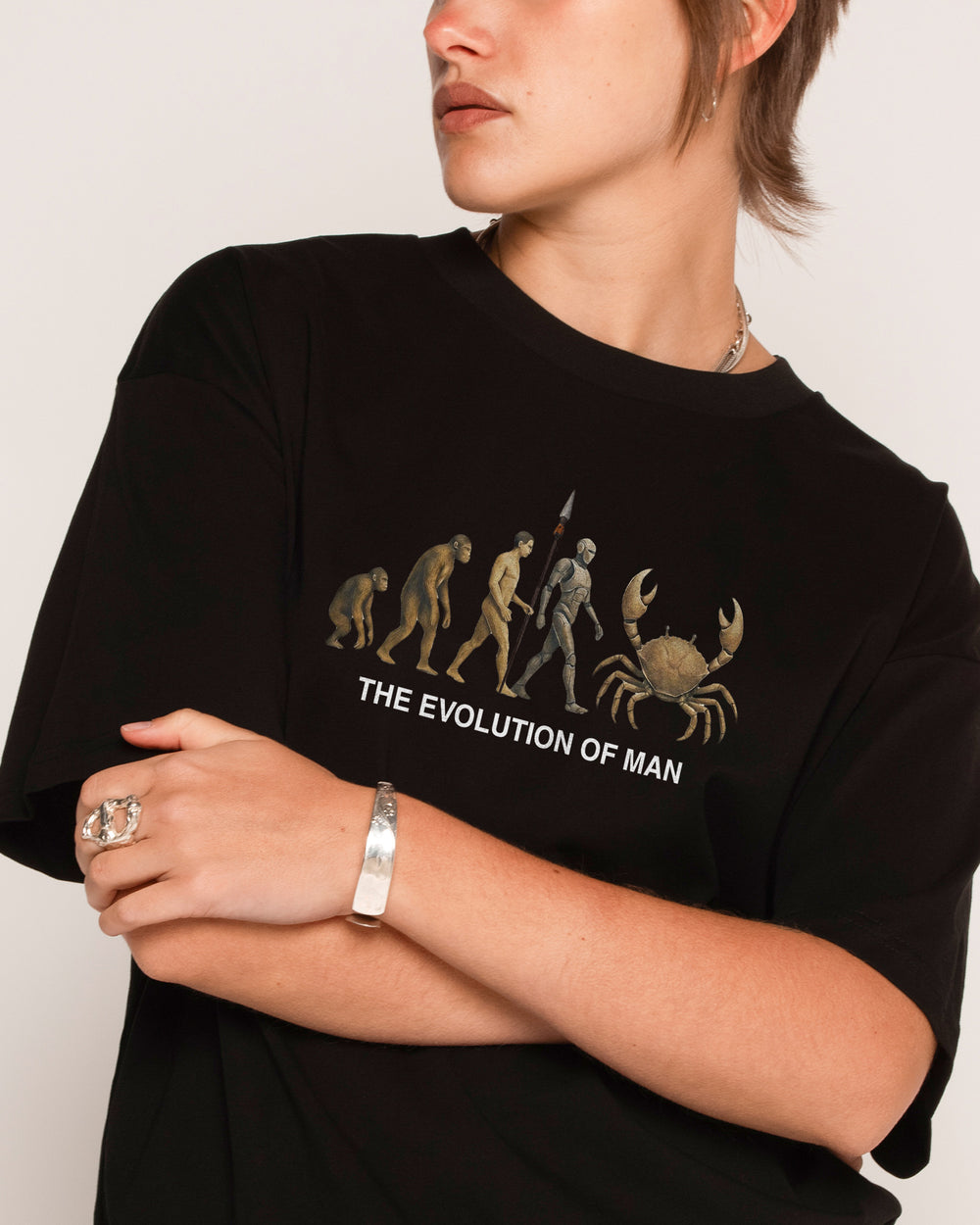 Evolution Of Man T-Shirt | Funny Graphic T-Shirt | Threadheads Australia