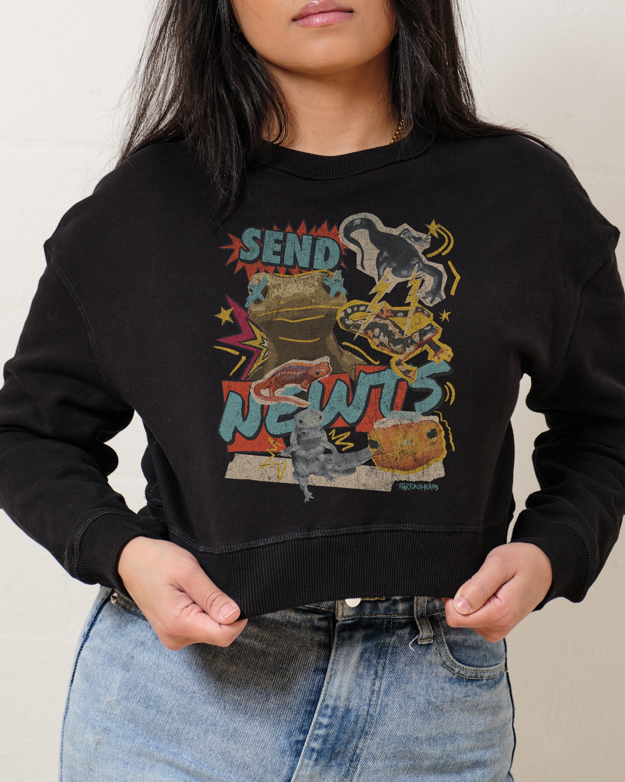 Send Newts Crop Jumper | Funny Crop Jumper Australia