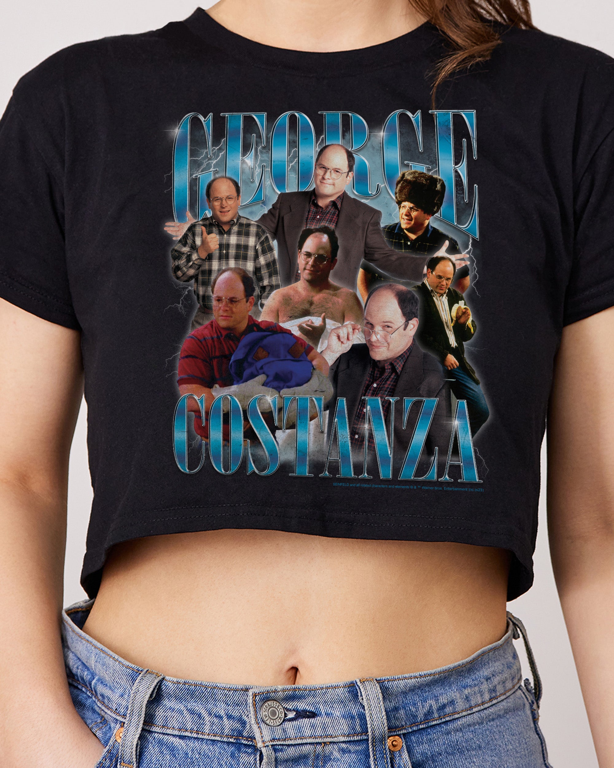 Vintage George Crop Tee | Official Seinfeld Merch Australia