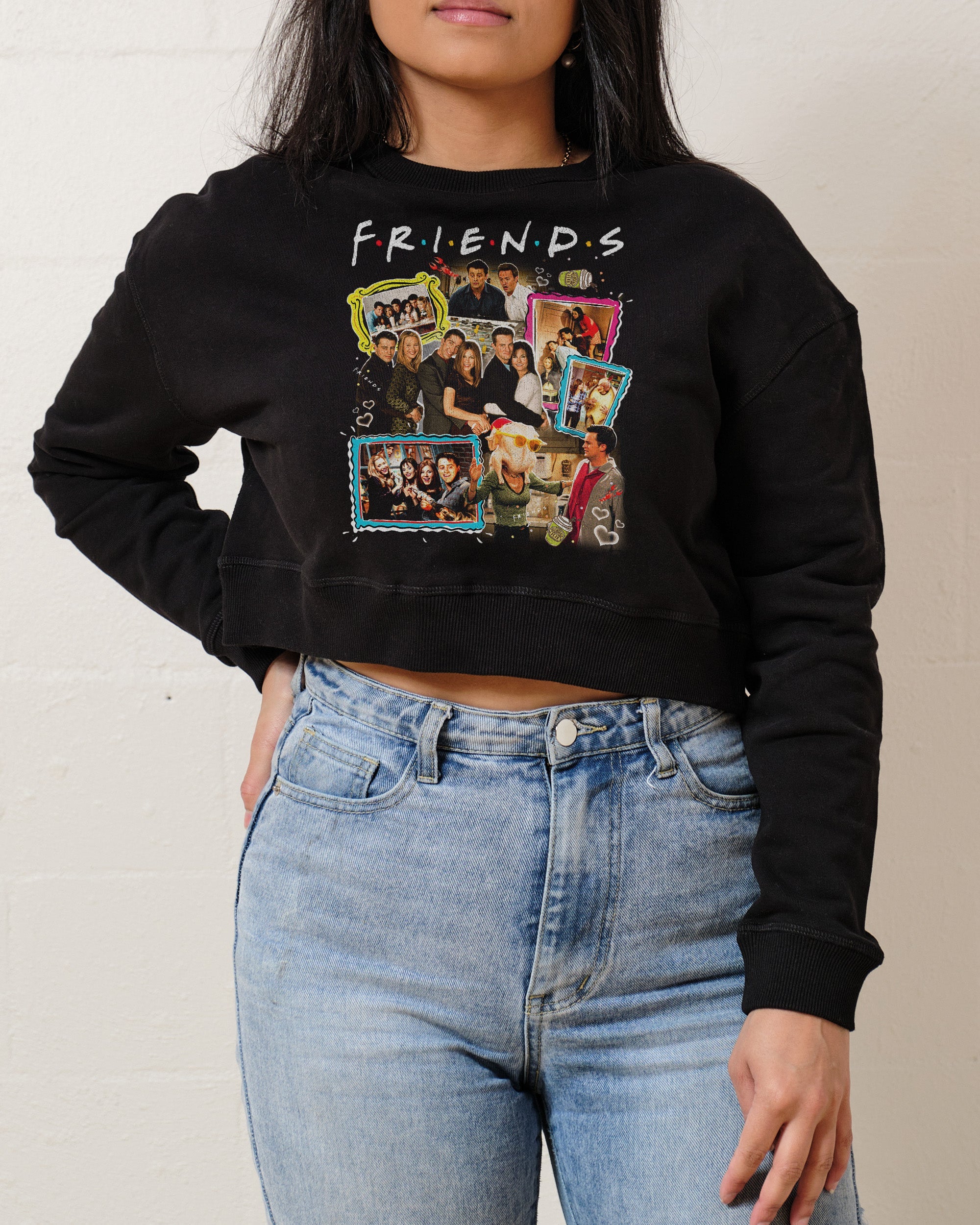Friends Vintage Crop Jumper | Official Friends Merch Australia