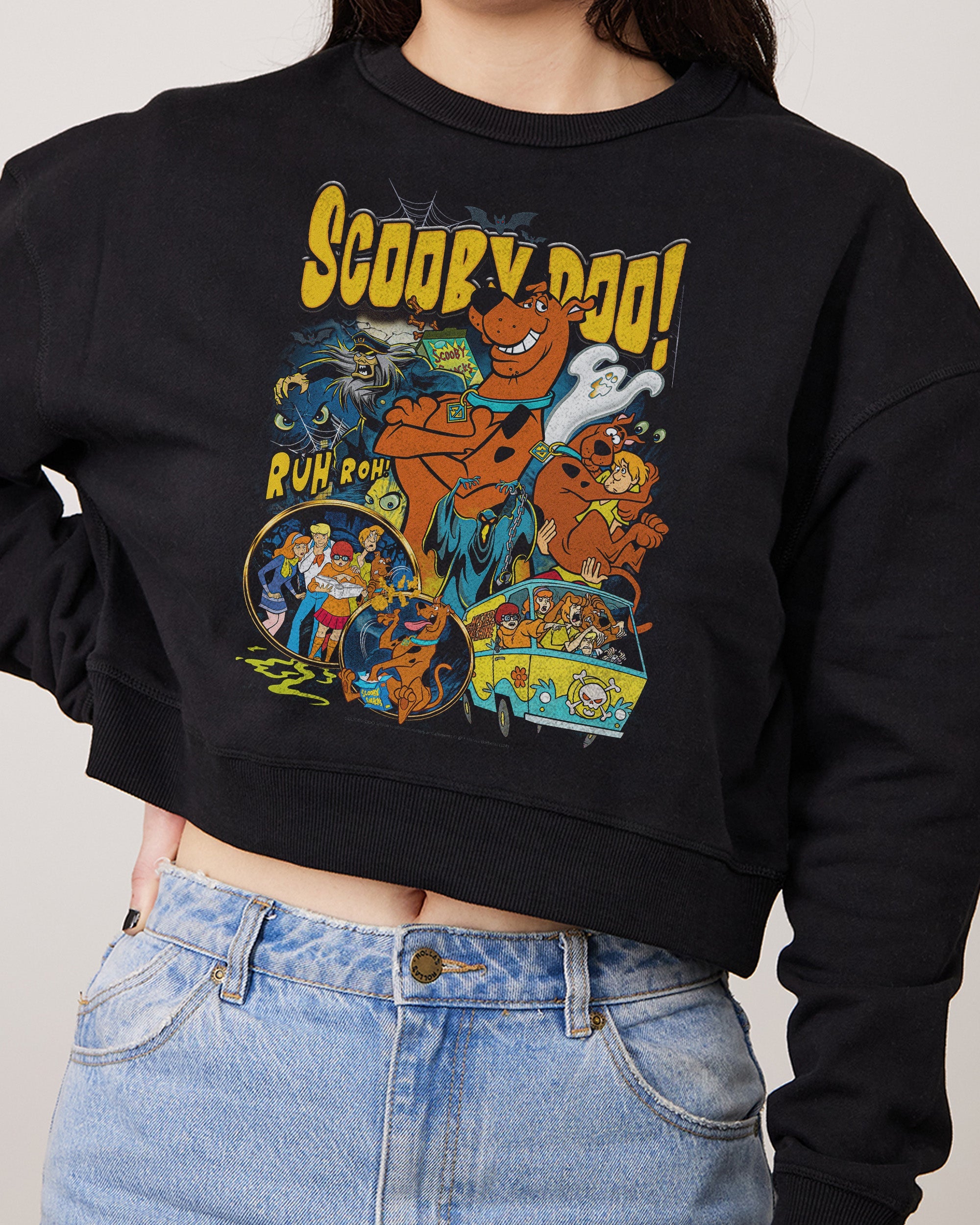Scooby Doo Vintage Crop Jumper | Official Scooby-Doo Merch Australia
