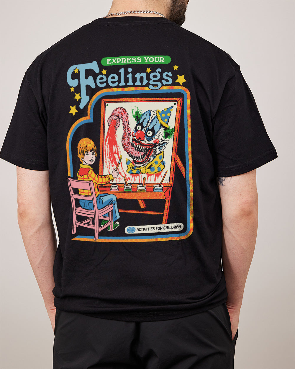 Express Your Feelings Front and Back T-Shirt | Designed by Steven ...