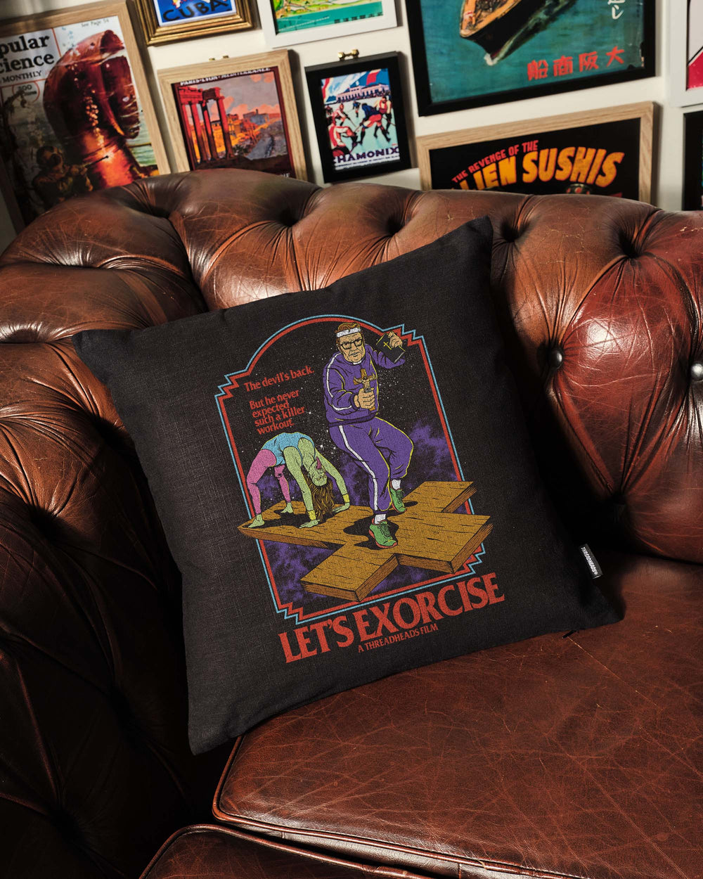 Let's Exorcise Cushion | Graphic Cushion & Covers Australia