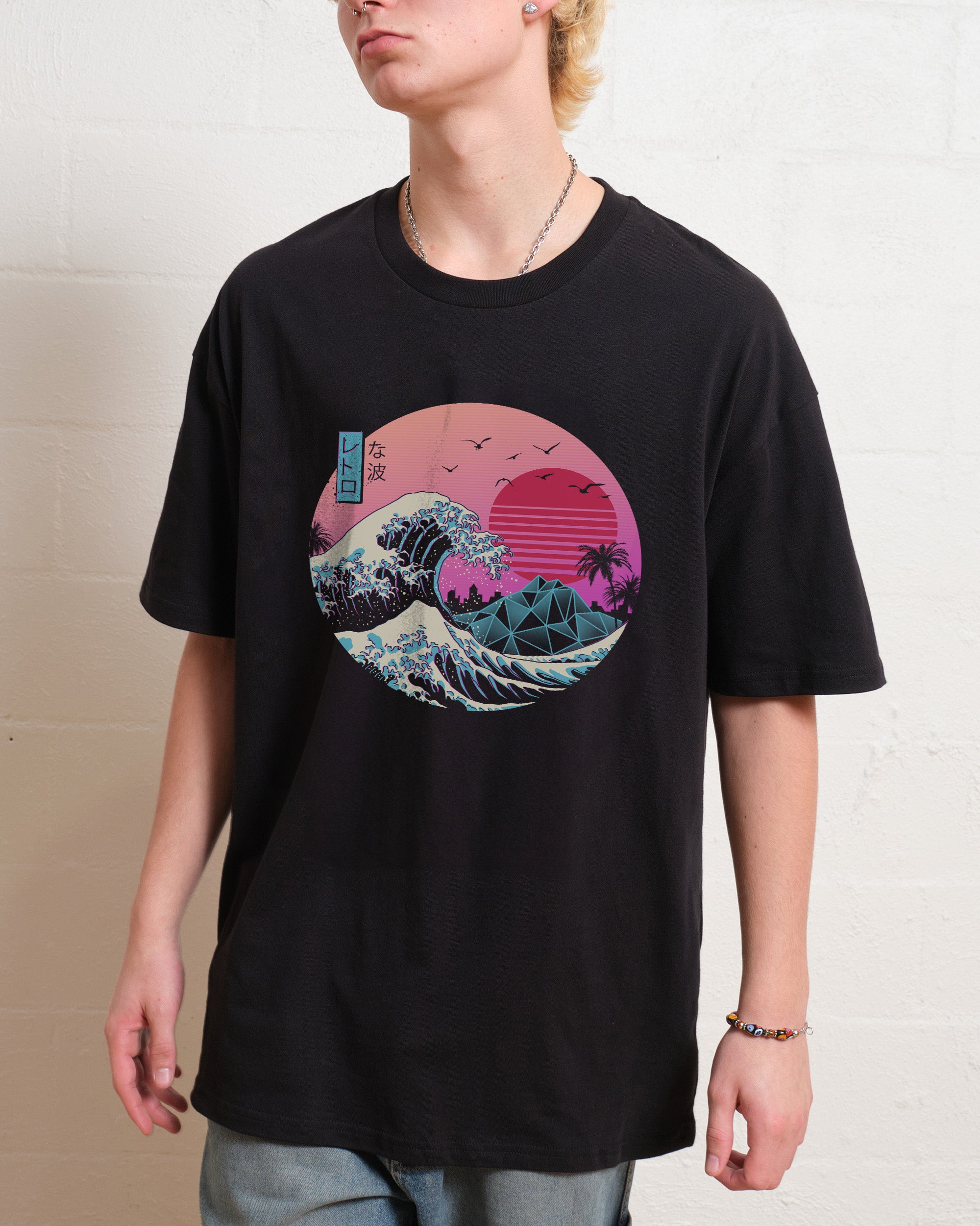 The Great Retro Wave T-Shirt | Designed by Vincent Trinidad Art Australia