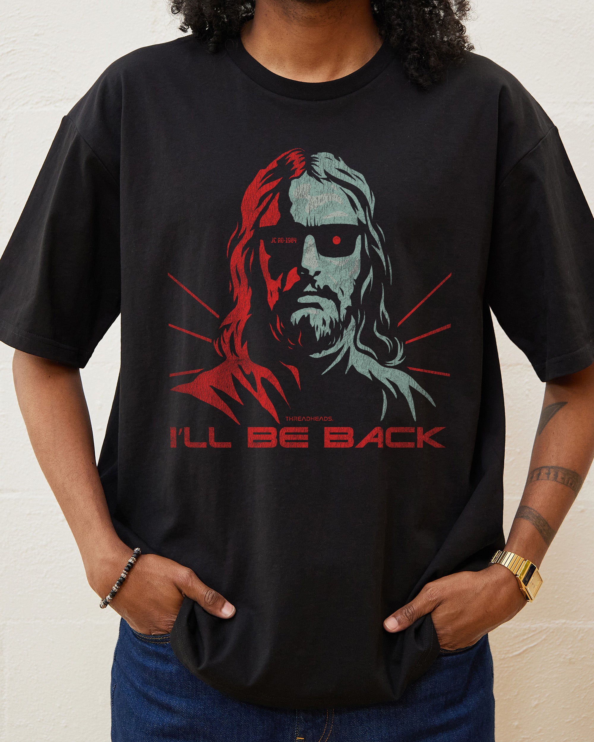I'll Be Back Jesus T-Shirt | Funny Christmas T-Shirt Australia