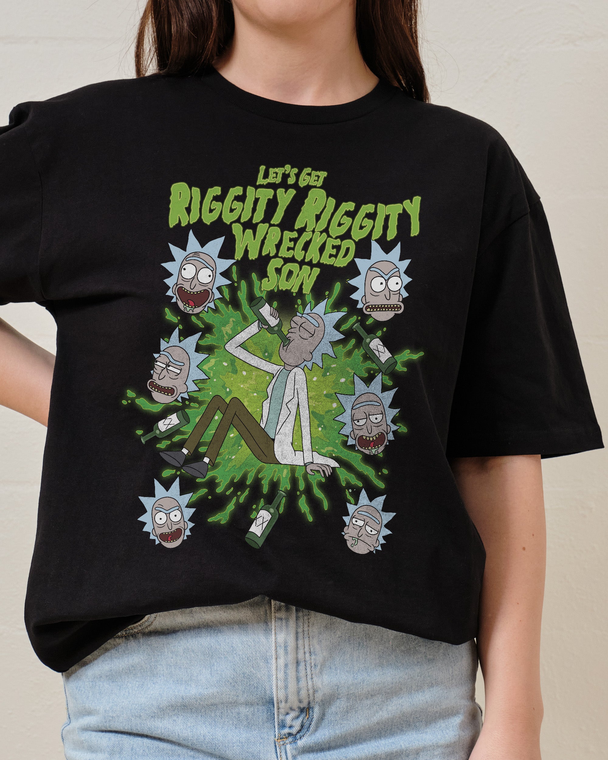 Riggity Riggity Wrecked T-Shirt | Official Rick and Morty Merch Australia