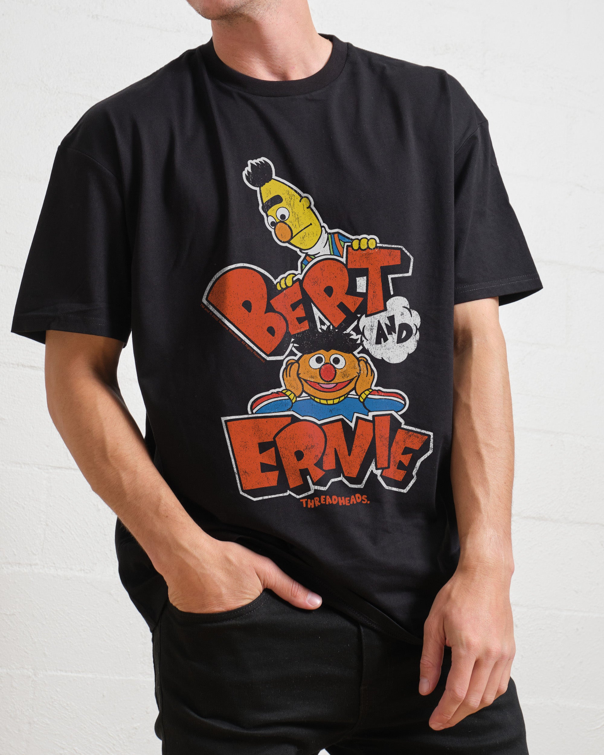 Retro Bert And Ernie T-Shirt | Official Sesame Street Merch Australia
