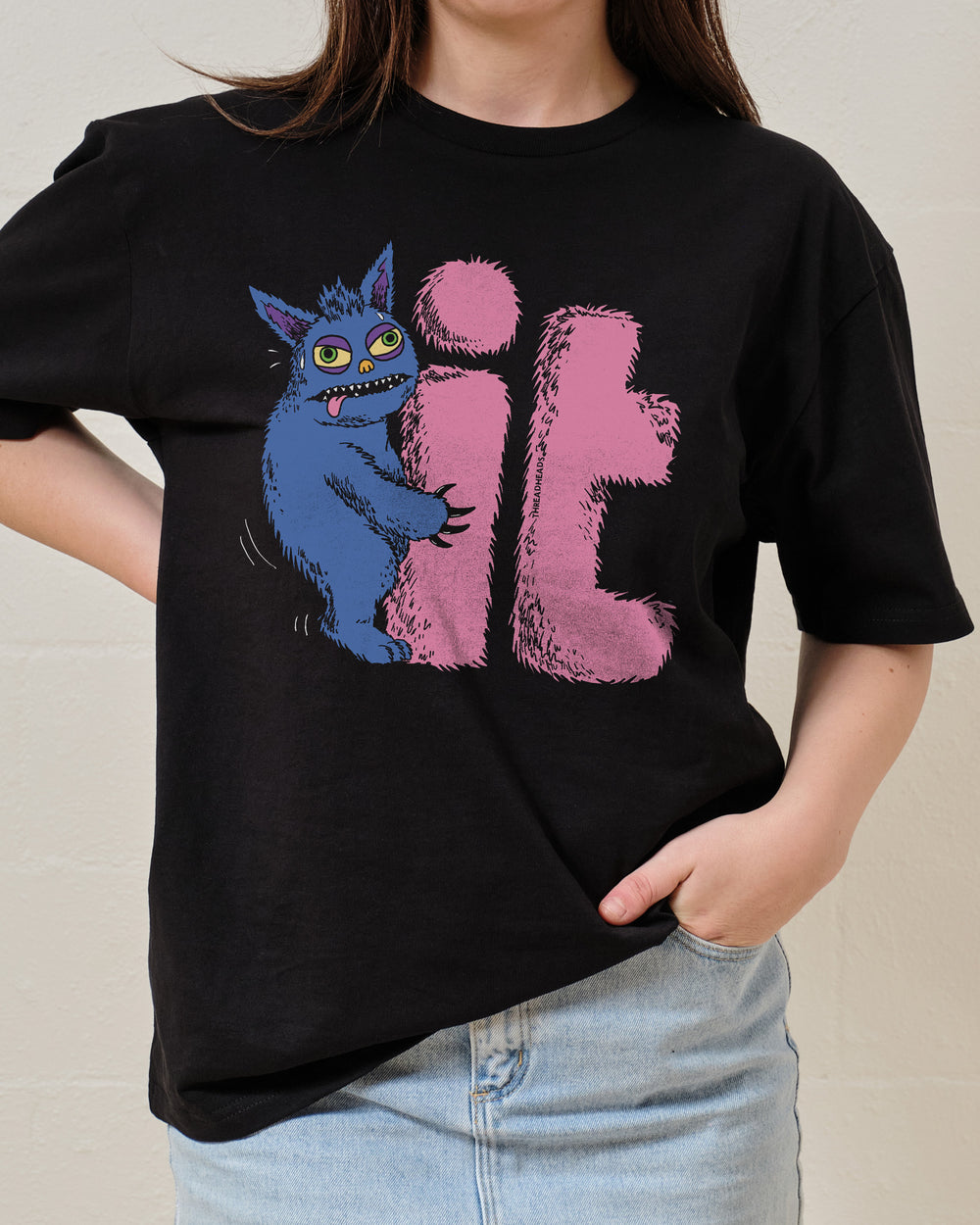 Fk It Fuzzy Monster T-Shirt | Funny T-Shirt Australia