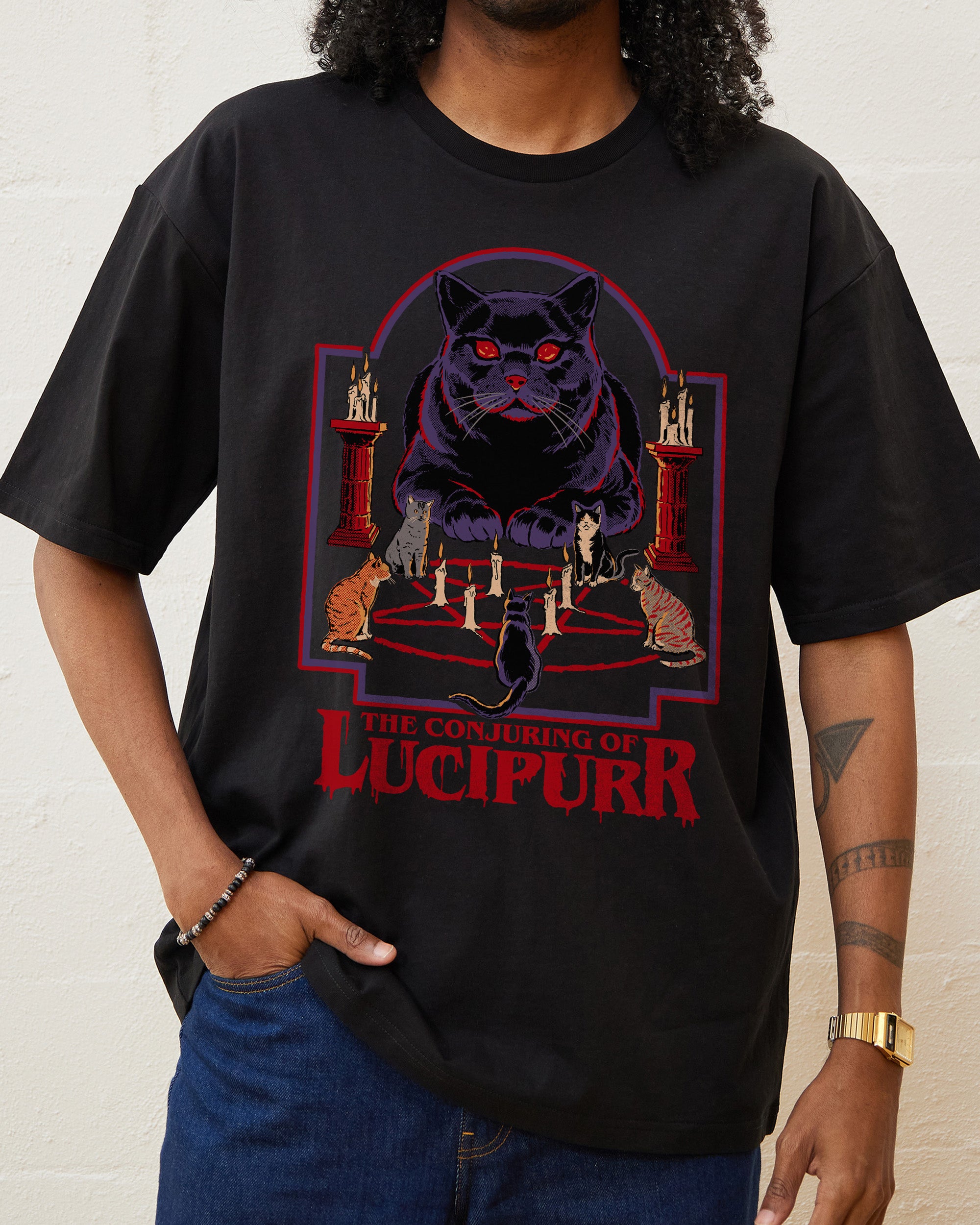 The Conjuring of Lucipurr T-Shirt | Designed by Steven Rhodes Australia