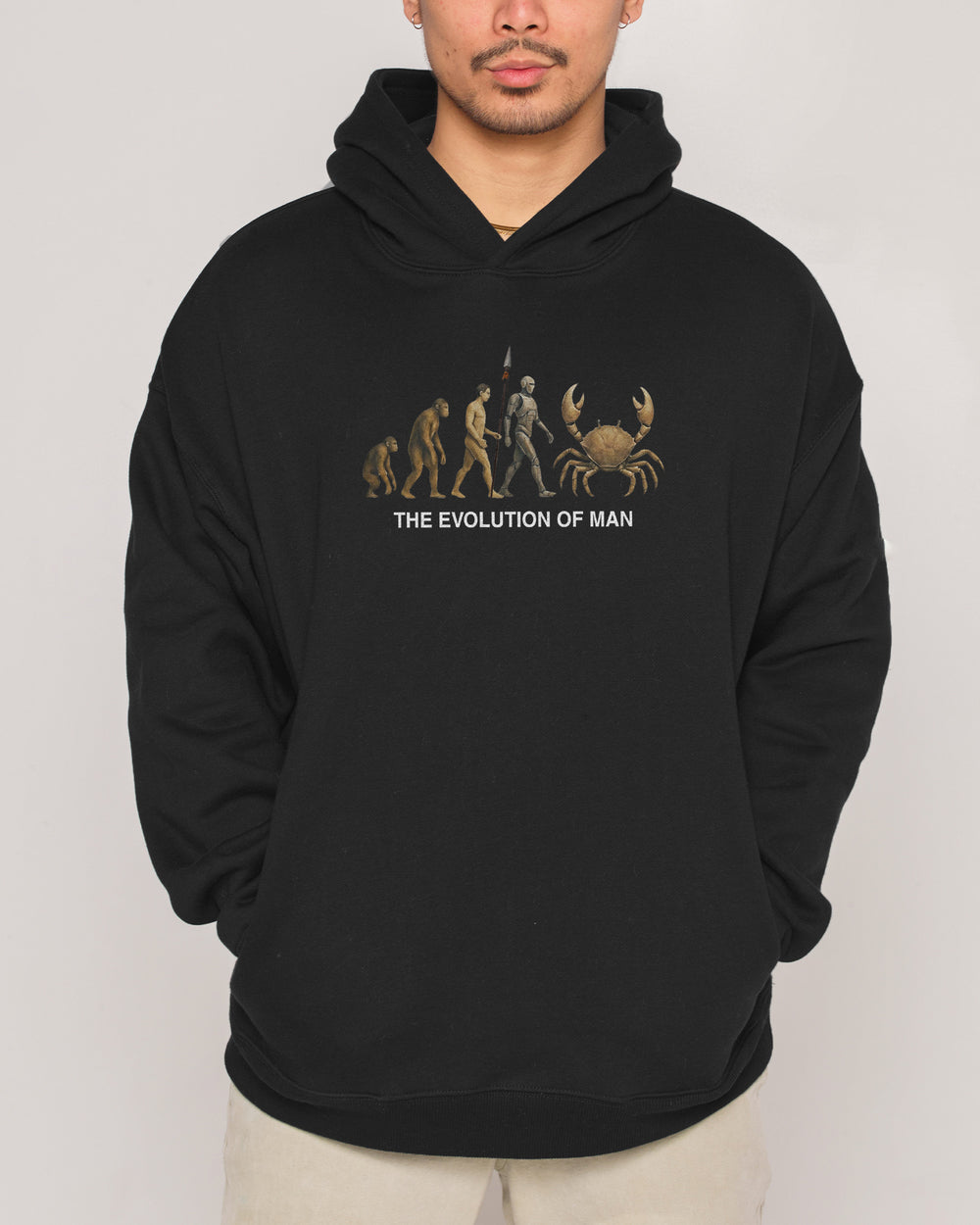 Evolution Of Man Hoodie | Funny Graphic Hoodie | Threadheads Australia