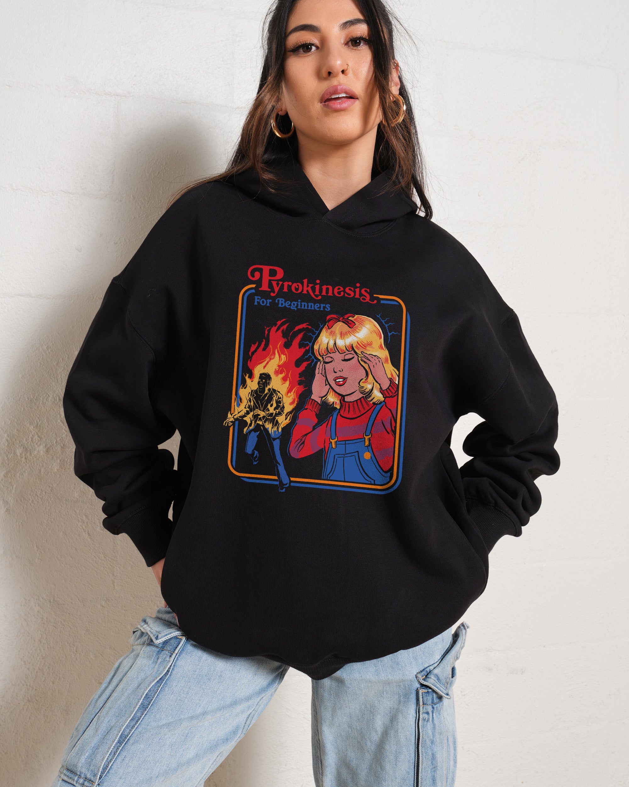 Pyrokinesis for Beginners Hoodie | Designed by Steven Rhodes Australia