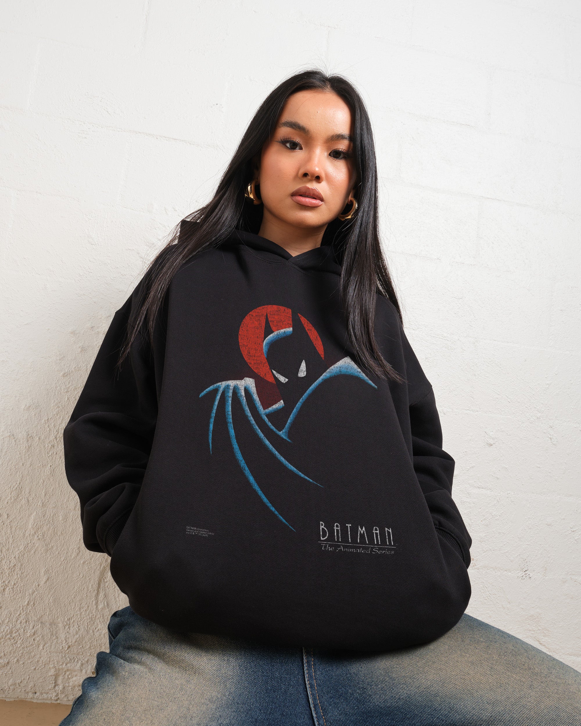 Batman The Animated Series Logo Hoodie | Official DC Merch Australia