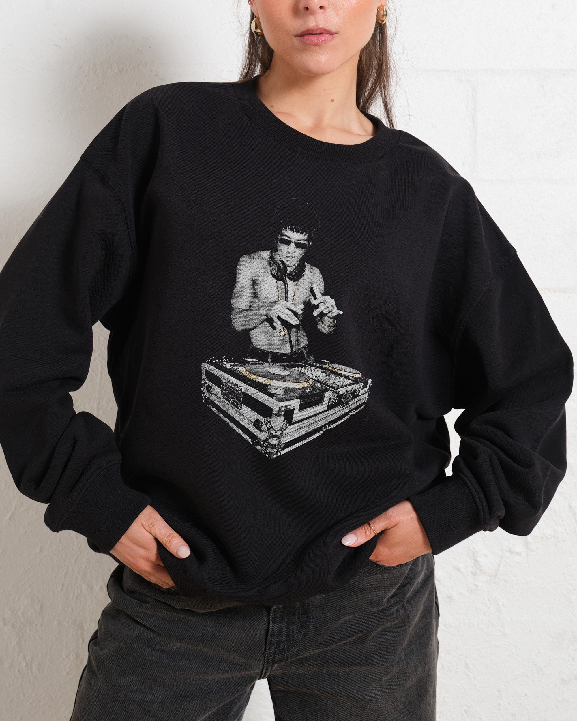 DJ Bruce Lee Sweatshirt | Official Bruce Lee Merch Australia