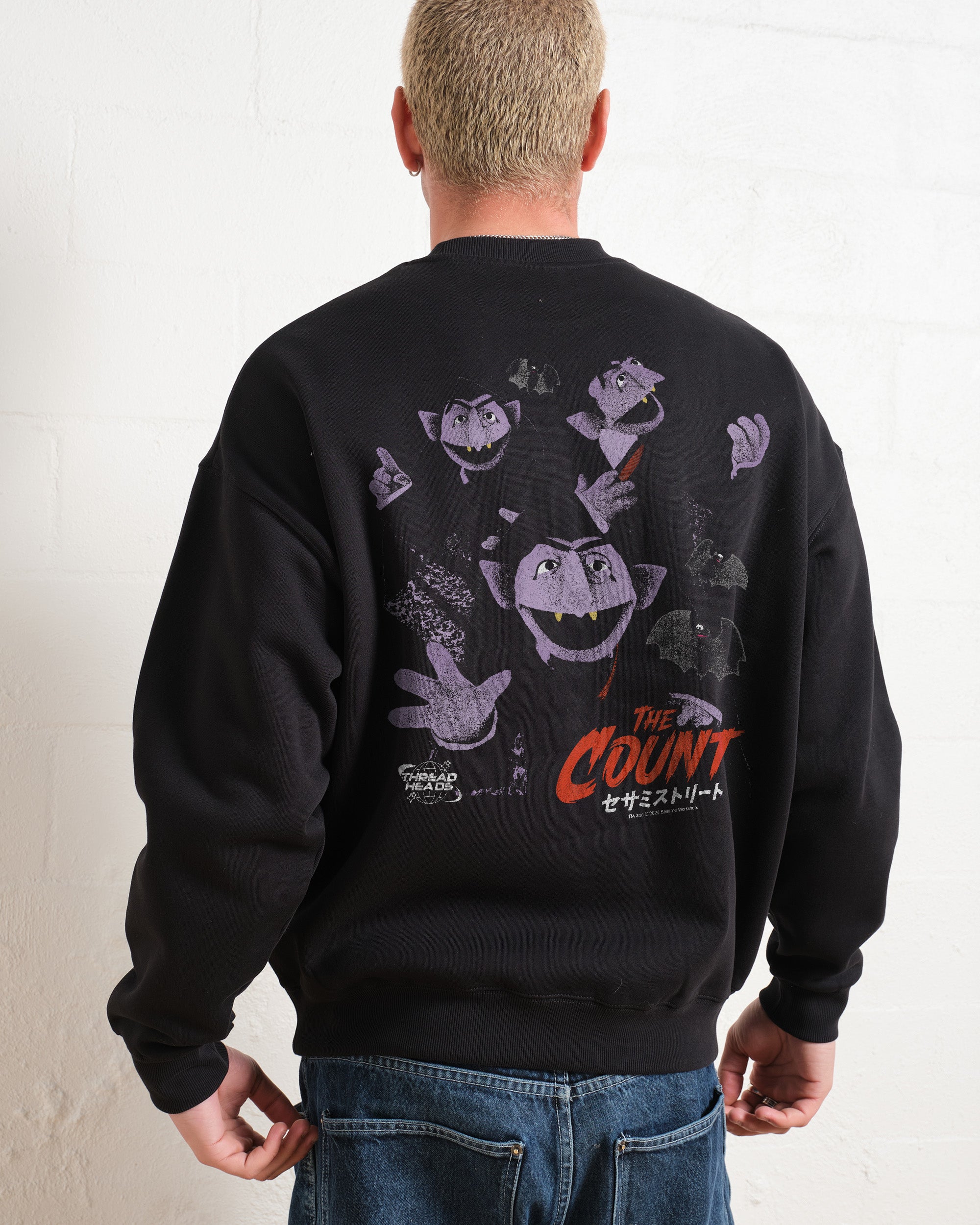 Japan Count Front and Back Sweatshirt | Official Sesame Street Merch ...