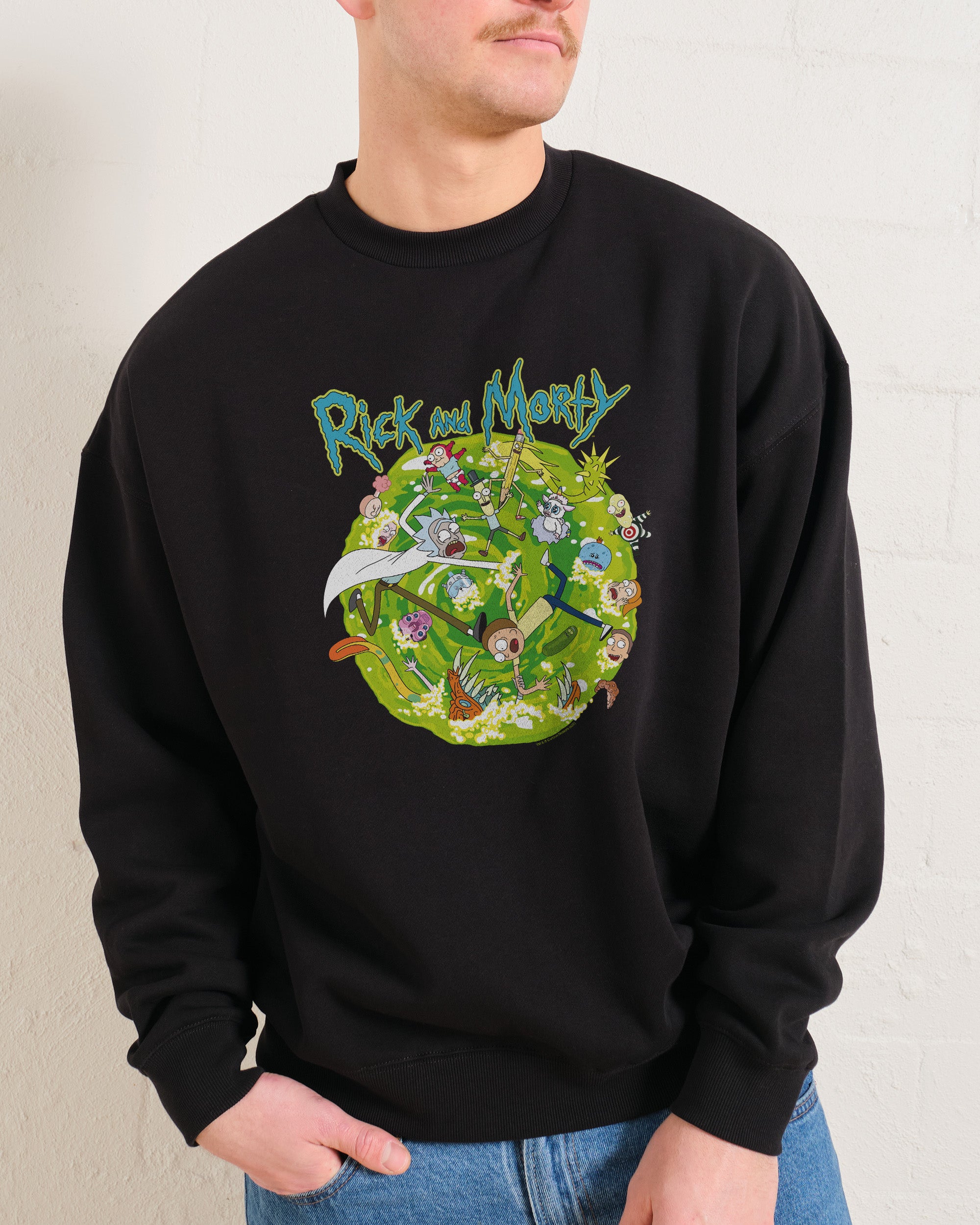 Portal Collage Sweatshirt | Official Rick and Morty Merch Australia