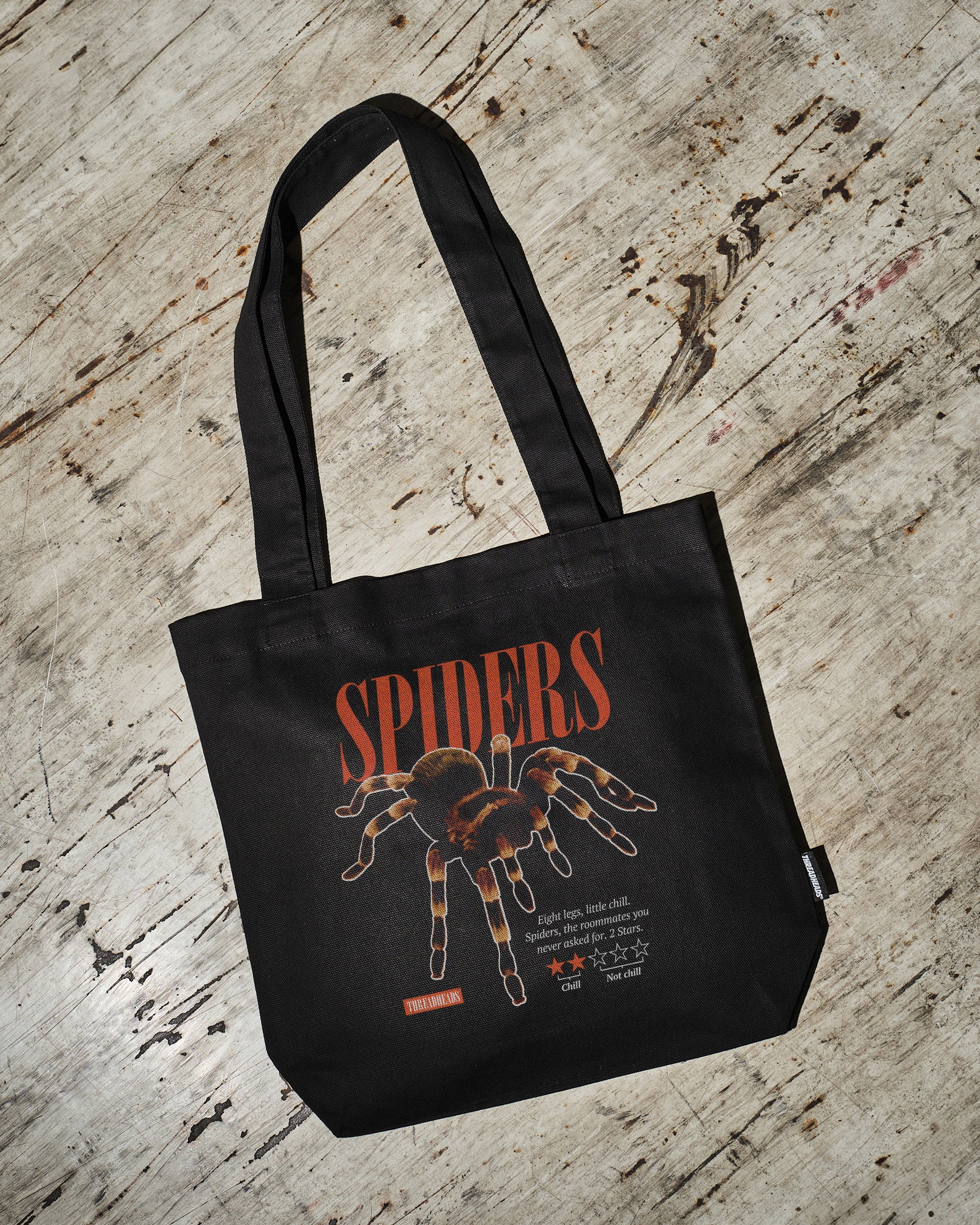 Spiders: A Review Tote Bag | Funny Tote Bag Australia