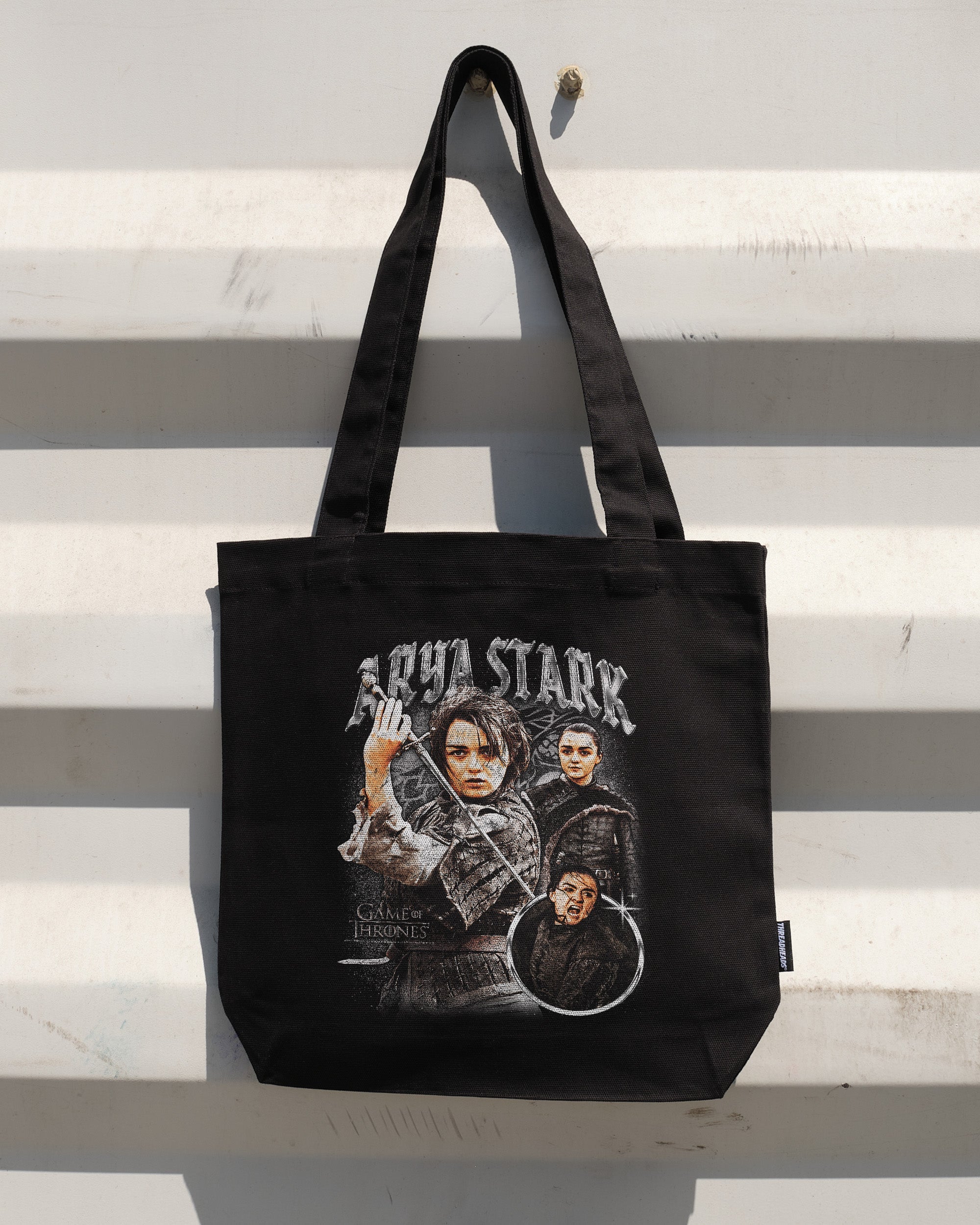 Vintage Arya Stark Tote Bag | Official Game of Thrones Merch Australia