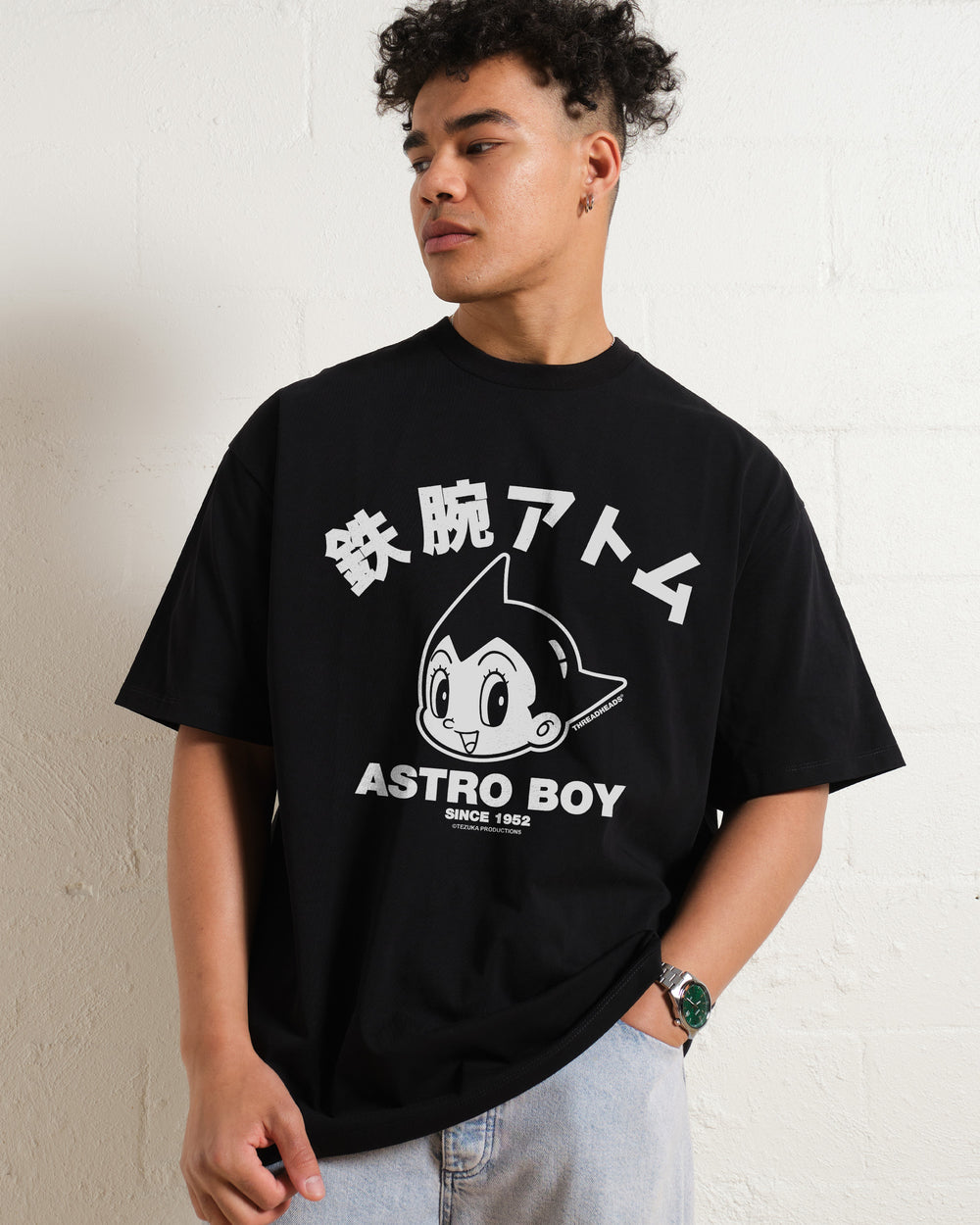 Astro Boy Face Oversized Tee | Vintage Heavy Oversized Tee Australia