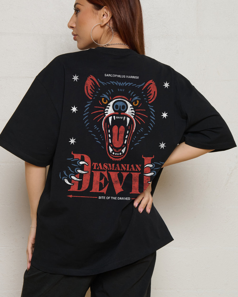 The Devil Oversized Tee | Graphic Oversized Tee Australia