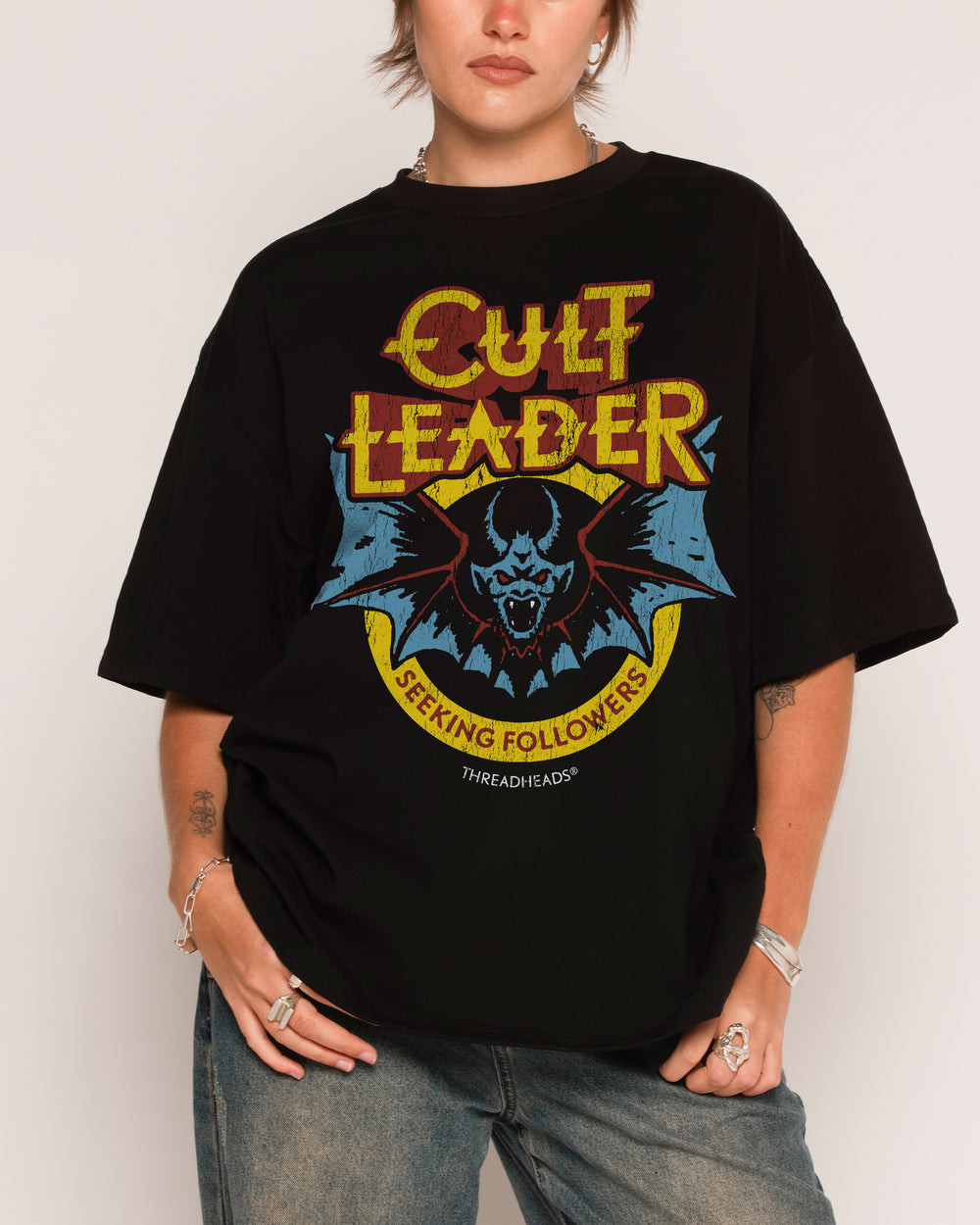 Cult Leader Oversized Tee | Threadheads Australia