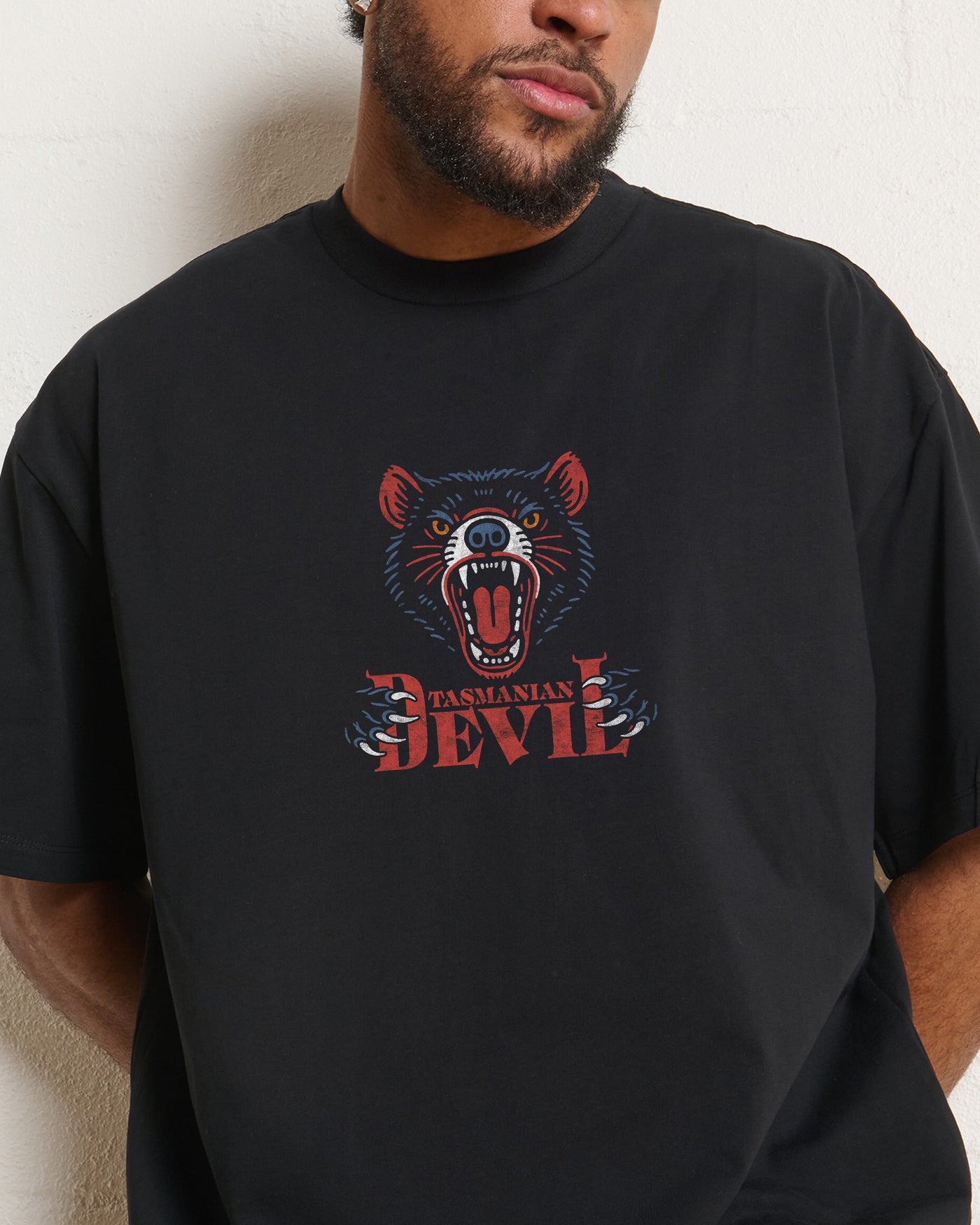 The Devil Oversized Tee | Graphic Oversized Tee Australia