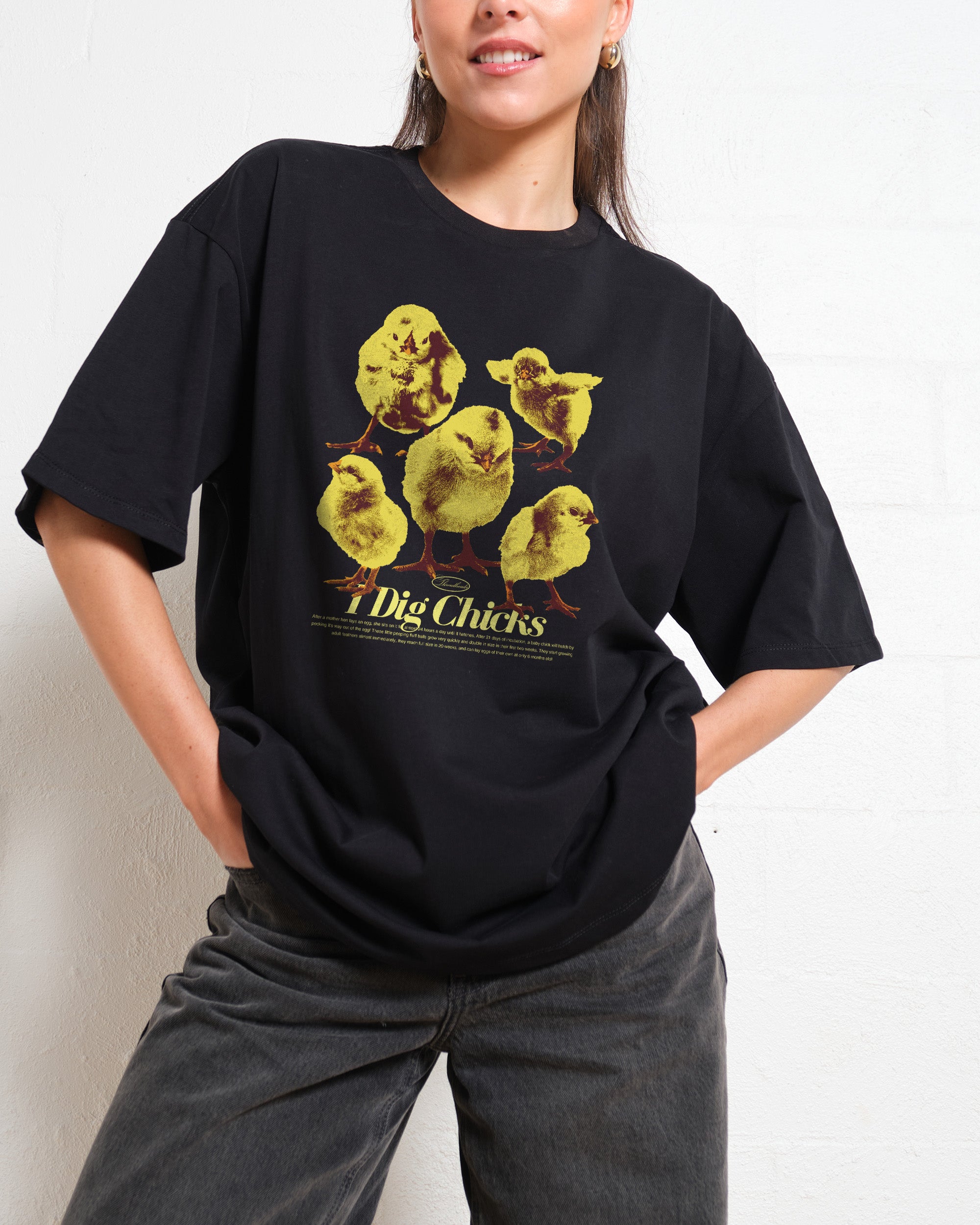 I Dig Chicks Oversized Tee | Vintage Heavy Oversized Tee Australia
