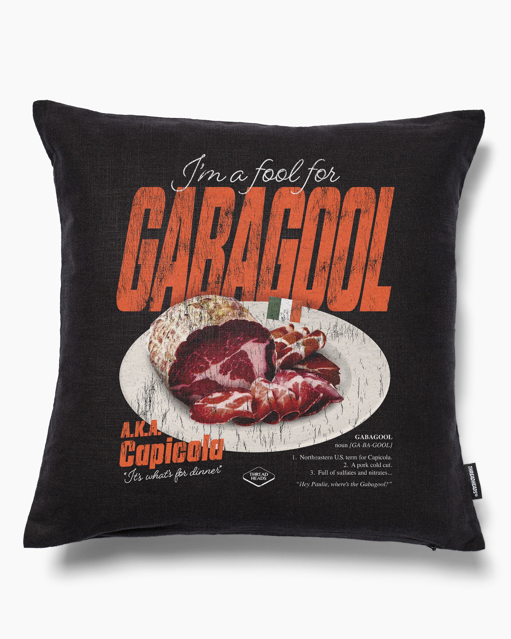 I'm a Fool for Gabagool Cushion | Graphic Cushion & Covers Australia