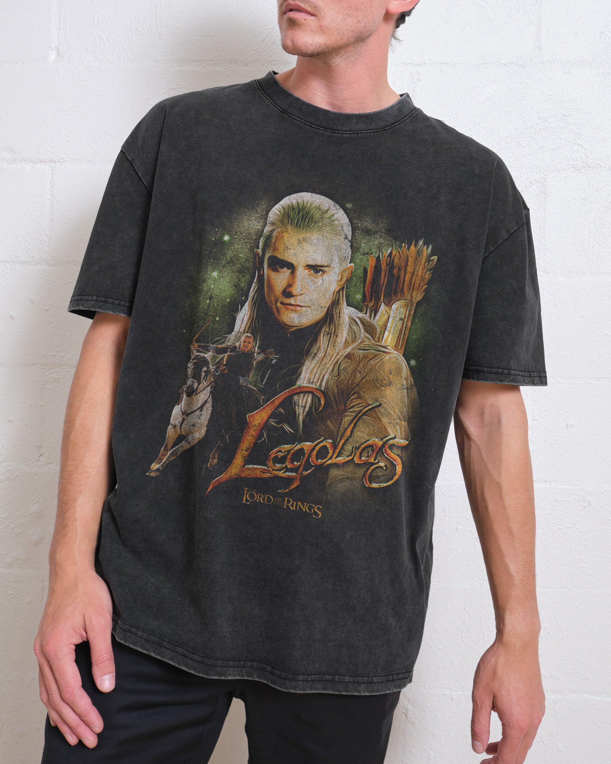 Vintage Legolas Wash Tee | Official Lord of the Rings Merch