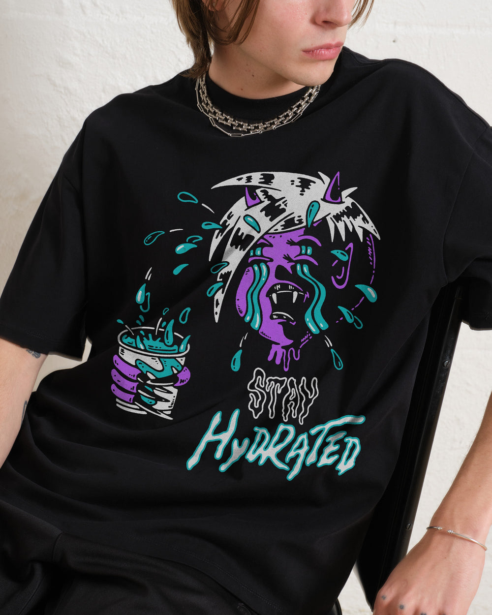 Stay Hydrated Oversized Tee | Vintage Heavy Oversized Tee Australia