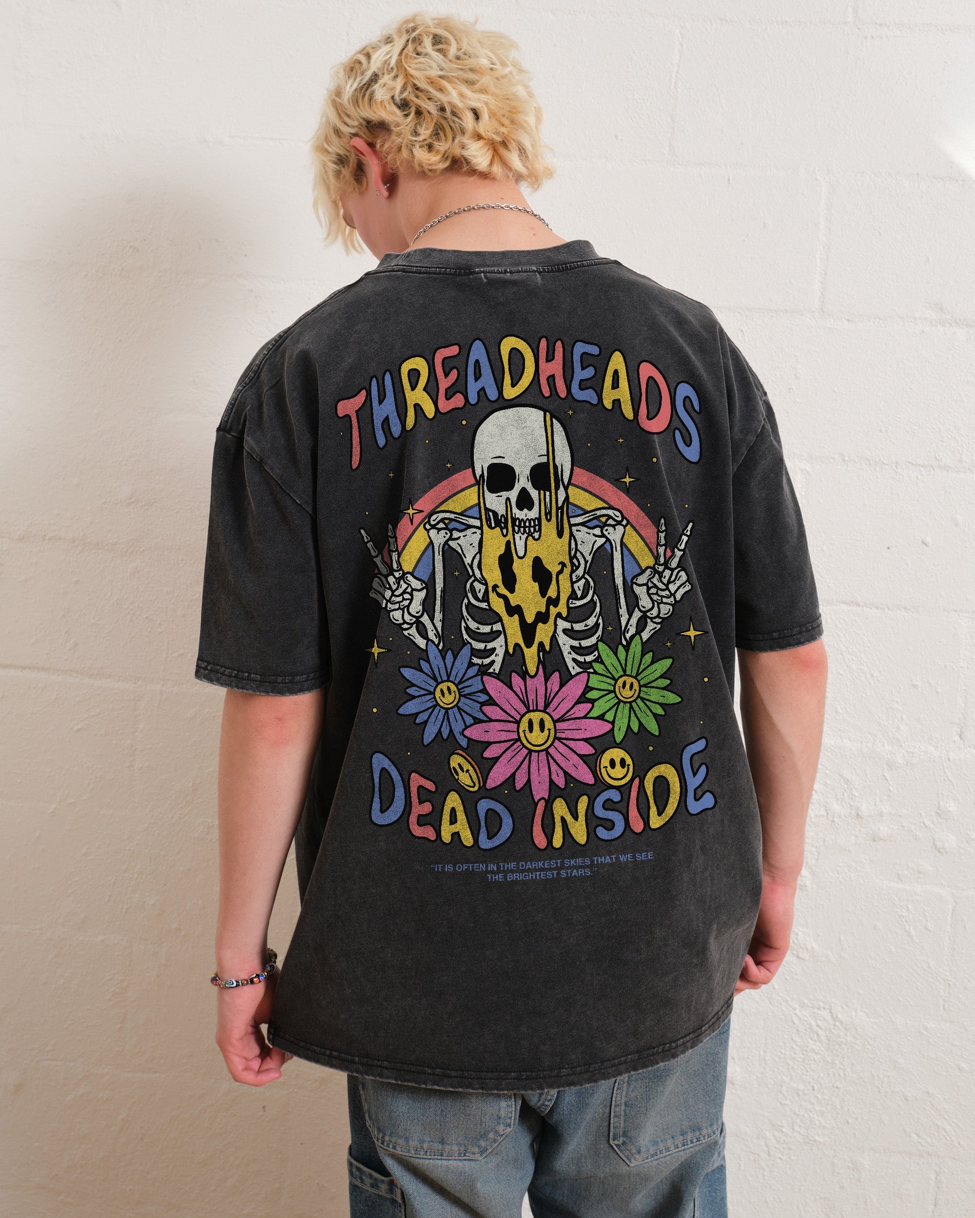 Melting Dead Inside Wash Tee | Dark & Alt Wash Tee Australia