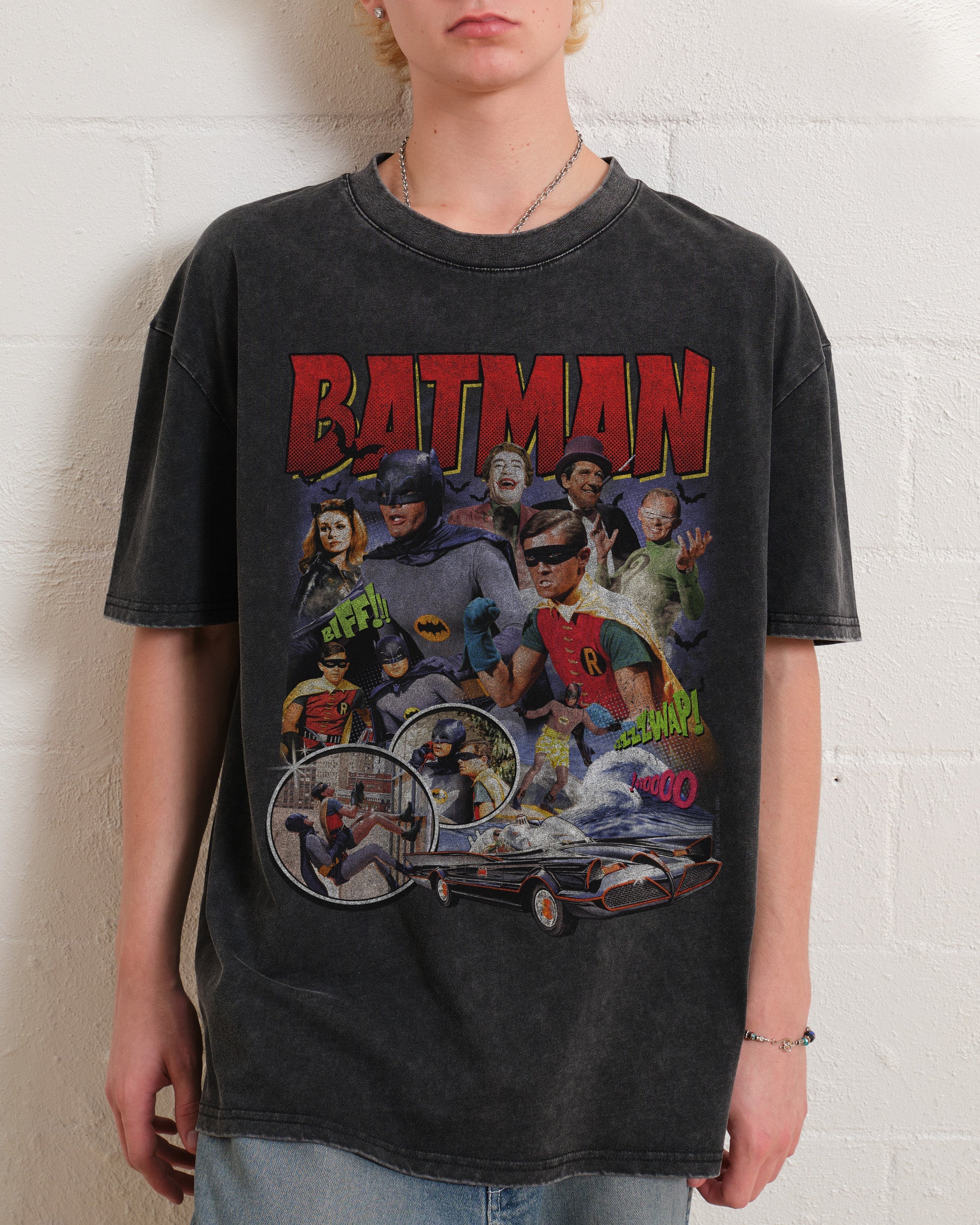 Batman Vintage Wash Tee | Official DC Merch Australia