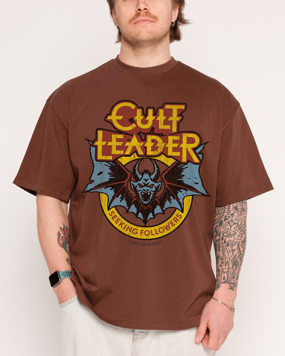 Cult Leader Oversized Tee | Threadheads Australia
