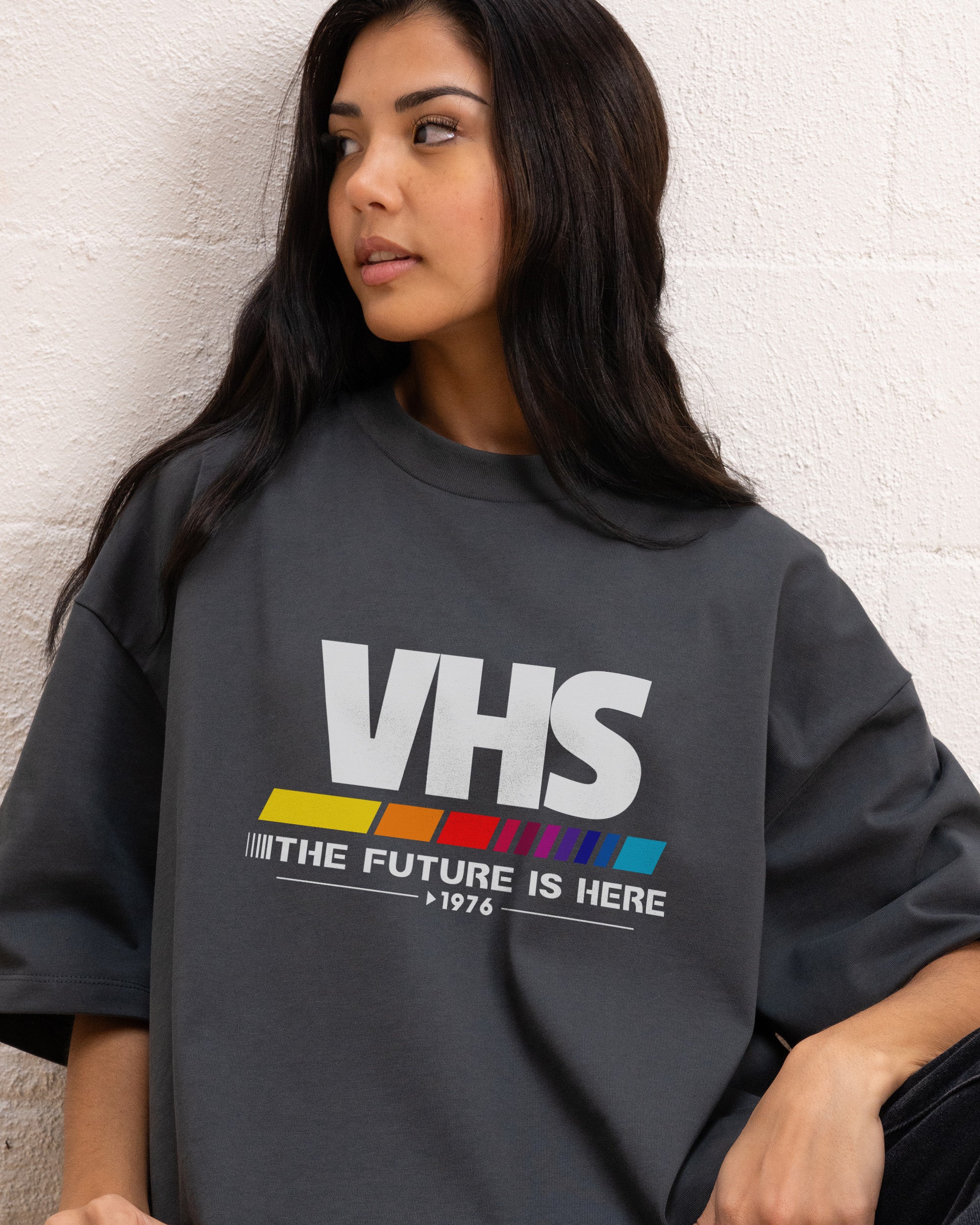 VHS - The Future is Now Oversized Tee | Vintage Heavy Oversized Tee ...