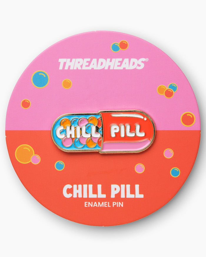 Chill pill Enamel Pin | Threadheads Exclusive Australia