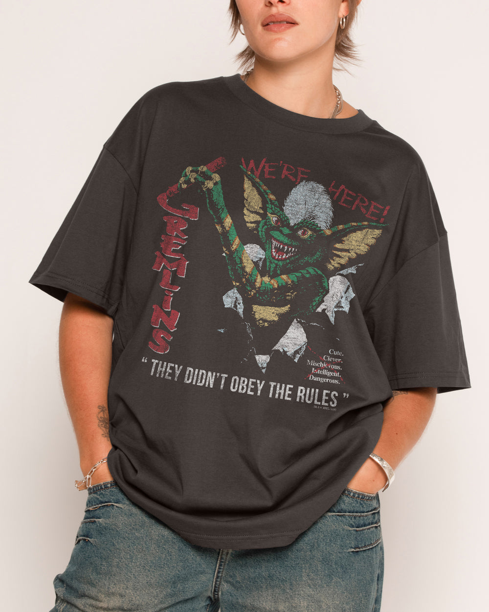 We’re Here T-Shirt | Official Gremlins Merch Australia