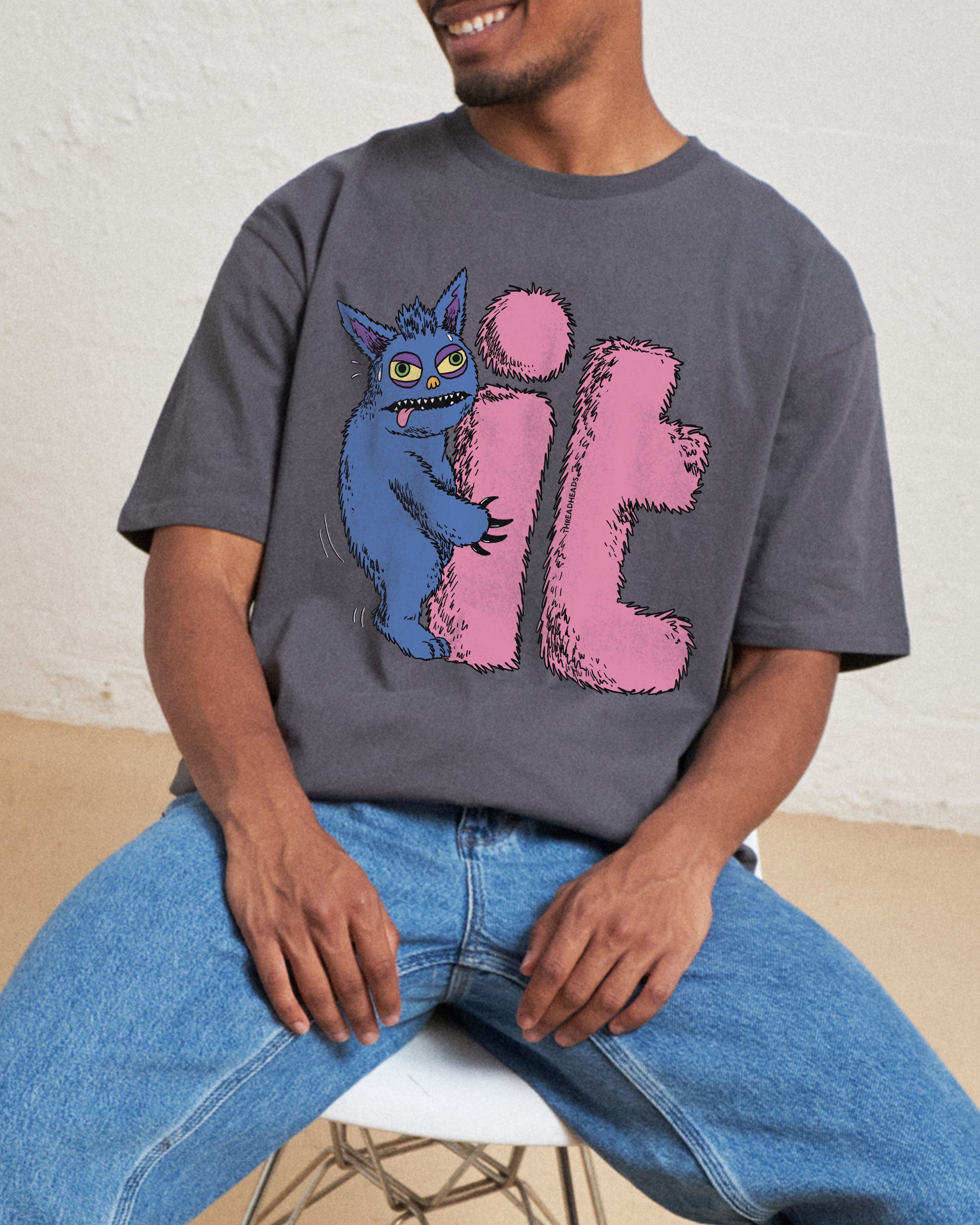 Fk It Fuzzy Monster T-Shirt | Funny T-Shirt Australia
