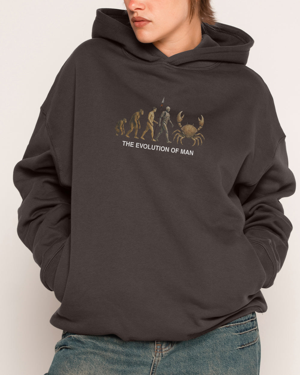 Evolution Of Man Hoodie | Funny Graphic Hoodie | Threadheads Australia