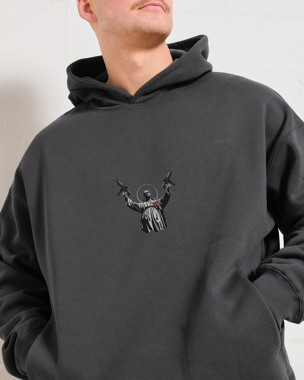 Machine Gun Christ Hoodie | Funny Hoodie Australia