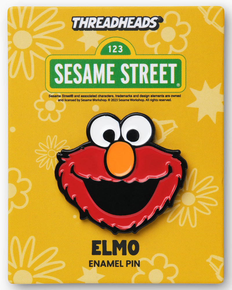 Elmo Face Enamel Pin | Official Sesame Street Merch Australia