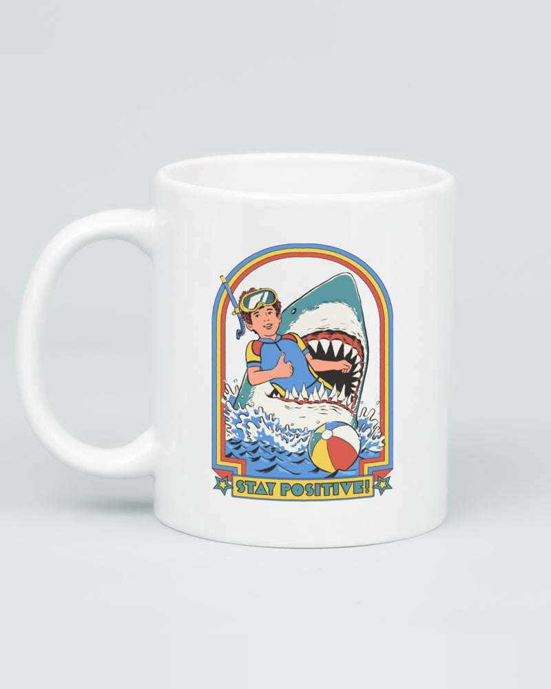 Stay Positive Mug | Designed by Steven Rhodes Australia