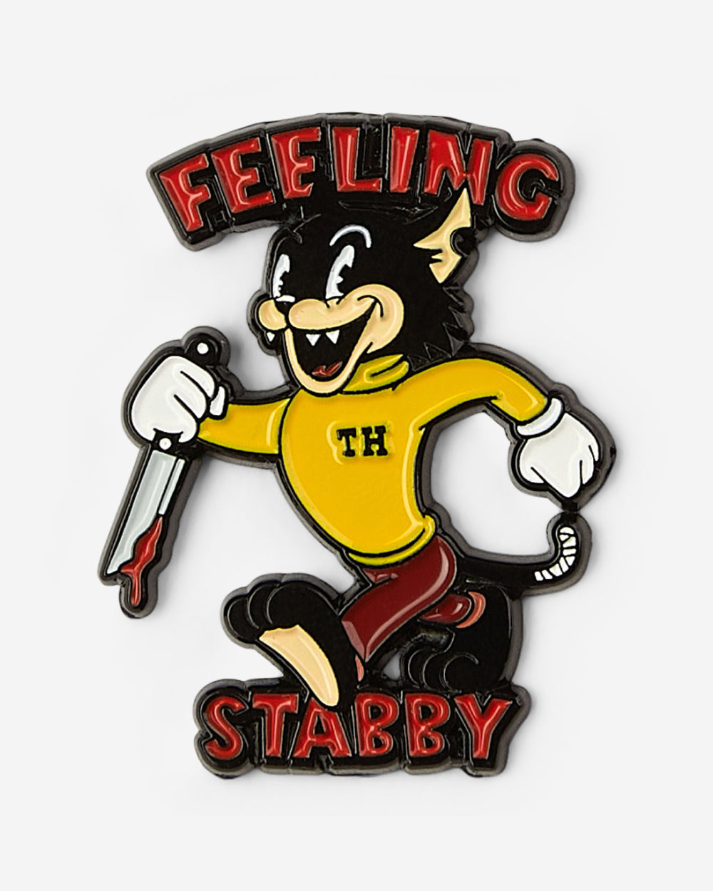 Feeling Stabby Enamel Pin | Funny Pin | Threadheads Exclusive Australia