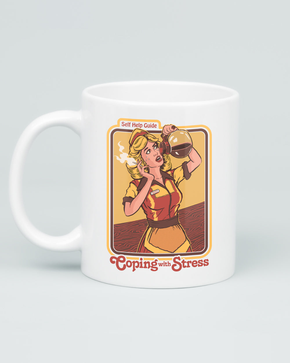 Coping with Stress Mug | Designed by Steven Rhodes Australia