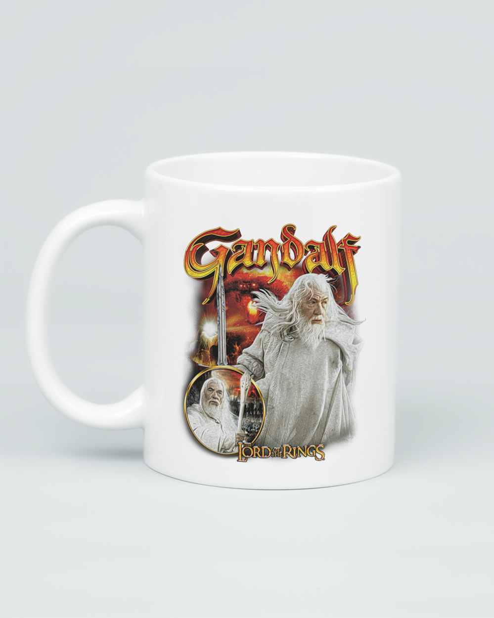 Vintage Gandalf Mug | Official Lord of the Rings Merch Australia