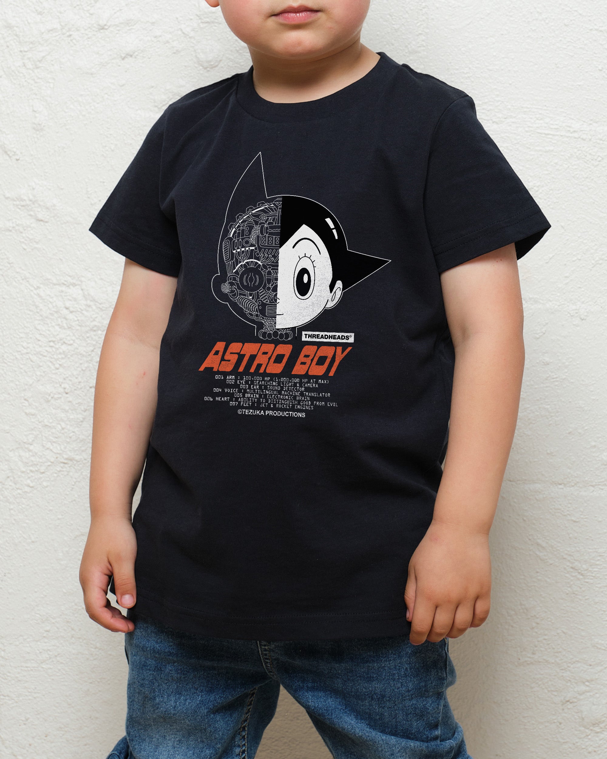 Astro Boy Head Data Kids T-Shirt | Official Astro Boy Merch Australia