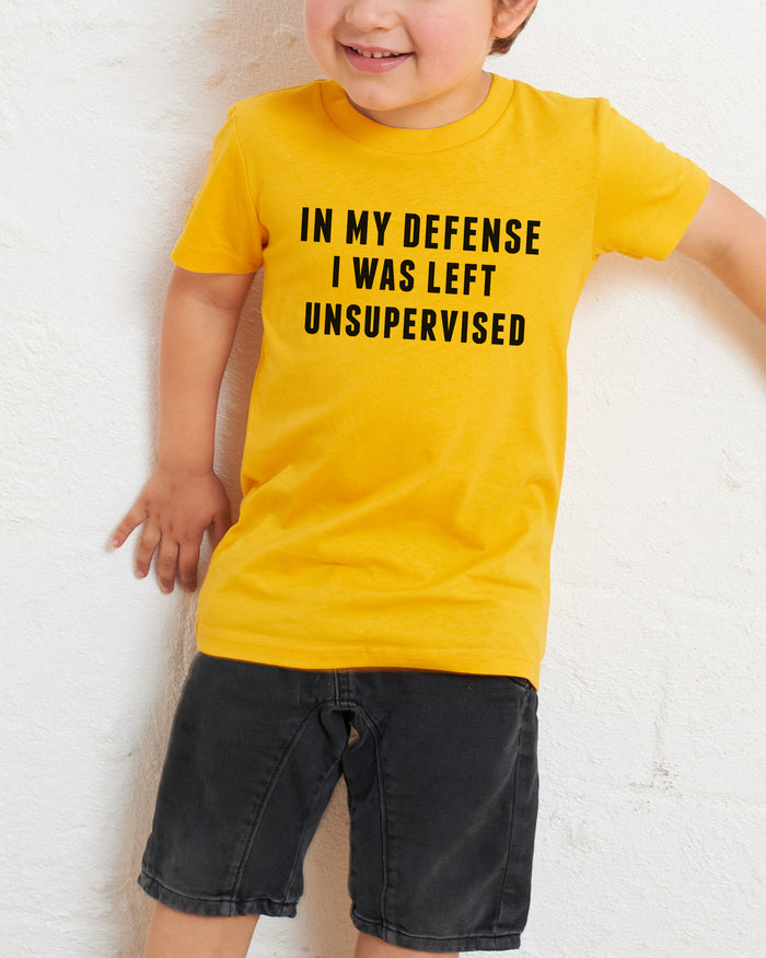Left Unsupervised Kids T-Shirt | Funny Kids T-Shirt Australia